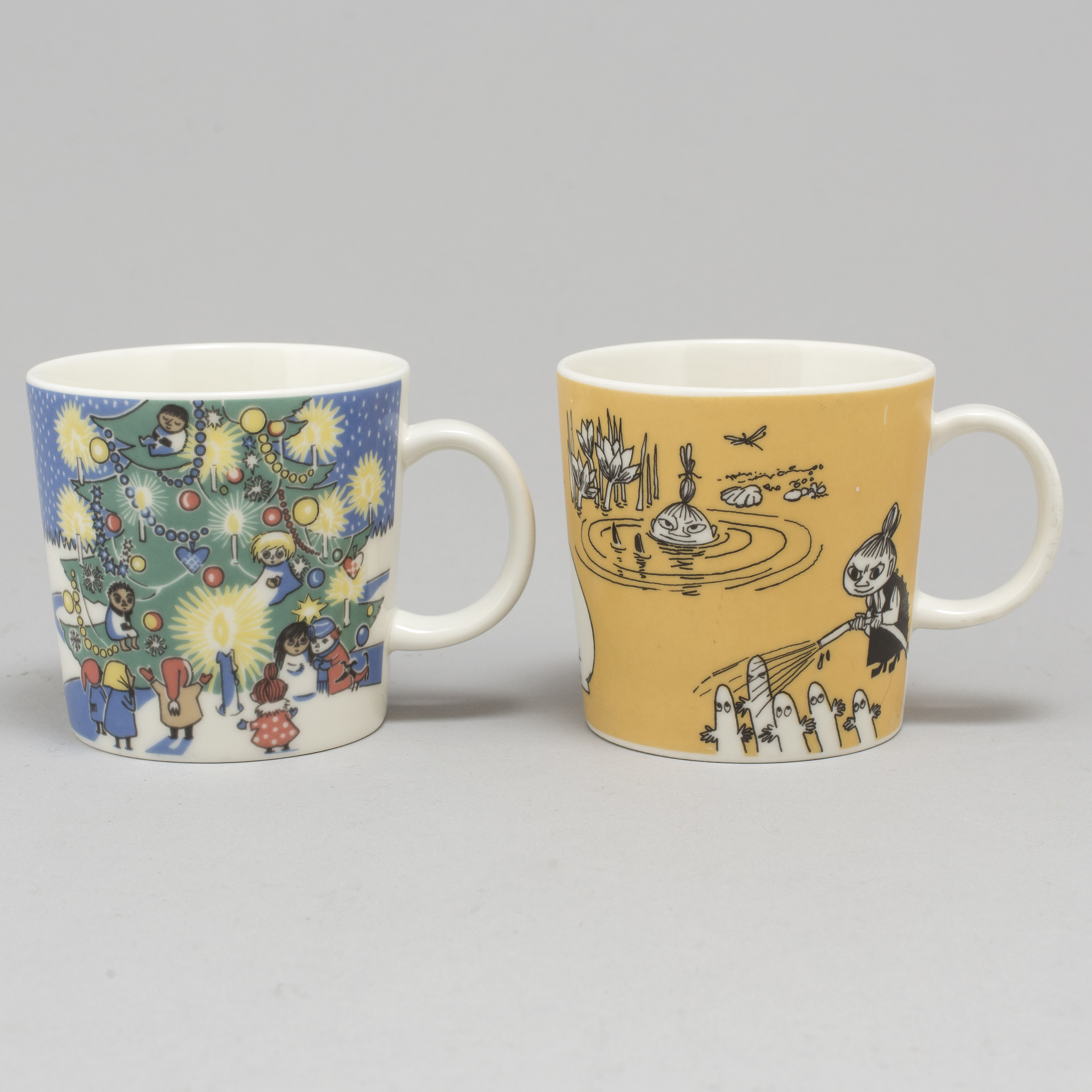 MUMINMUGGAR, 10 st, porslin, "Moomin Characters", Arabia, Finland ...