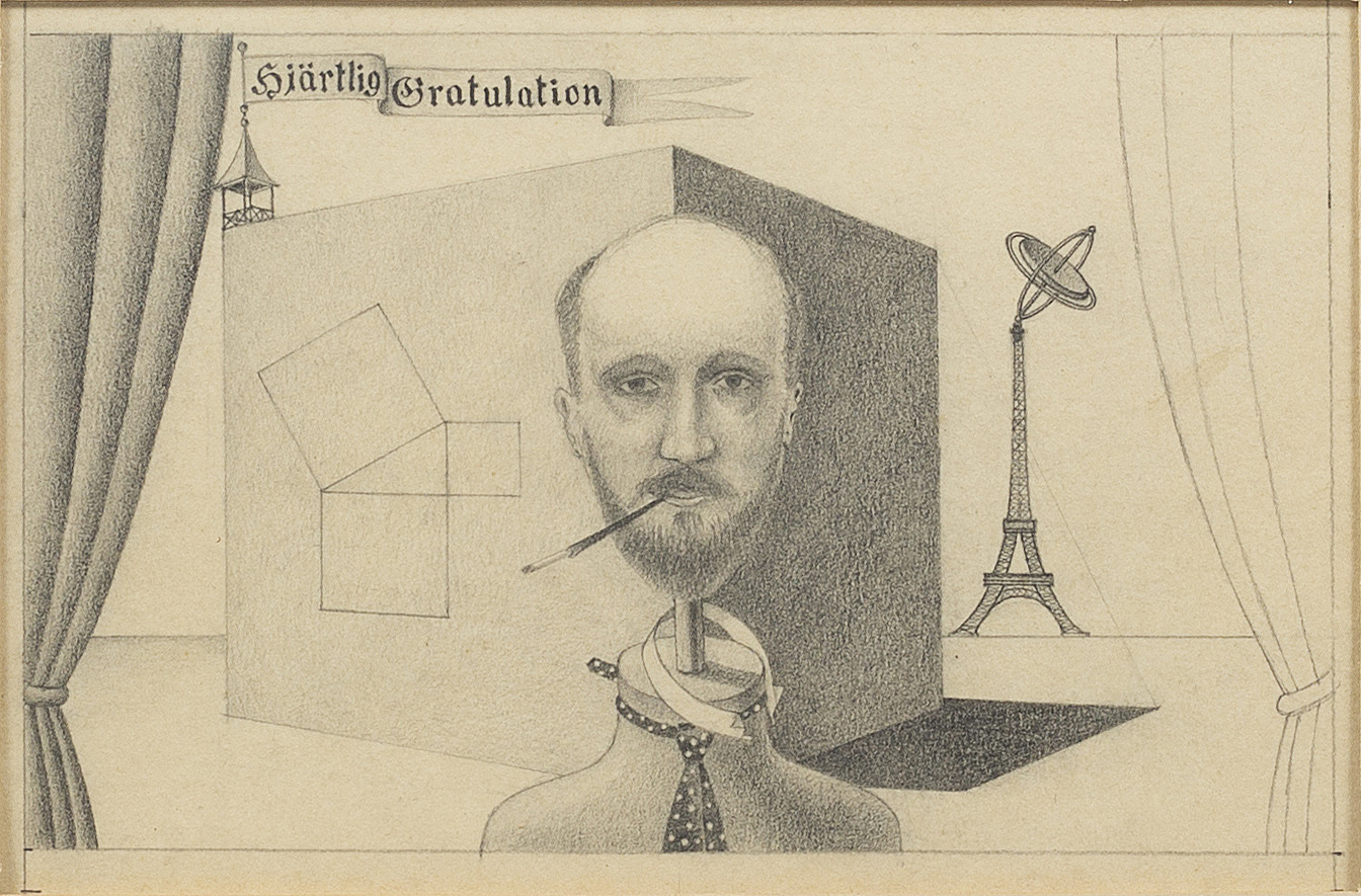 OTTO G CARLSUND, teckning, ej signerad. - Bukowskis