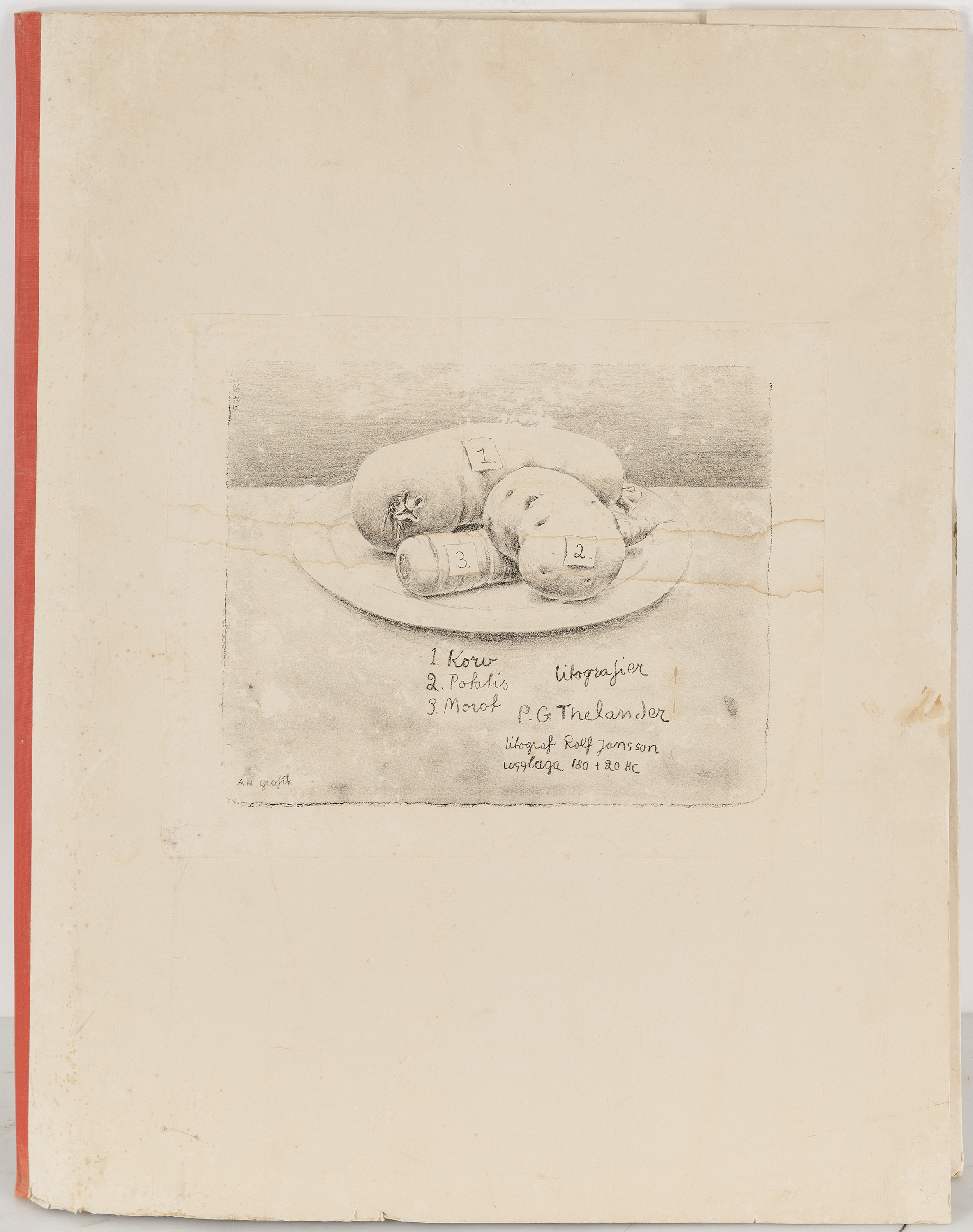 PG THELANDER, three etchings, signed and numbered 55/180. - Bukowskis