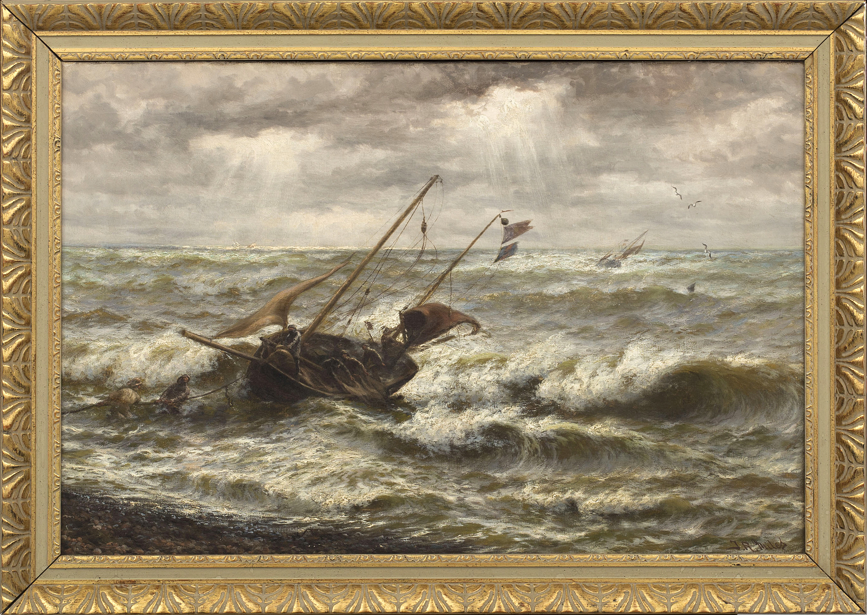 THOMAS ROSE MILES, oil on canvas signed. - Bukowskis