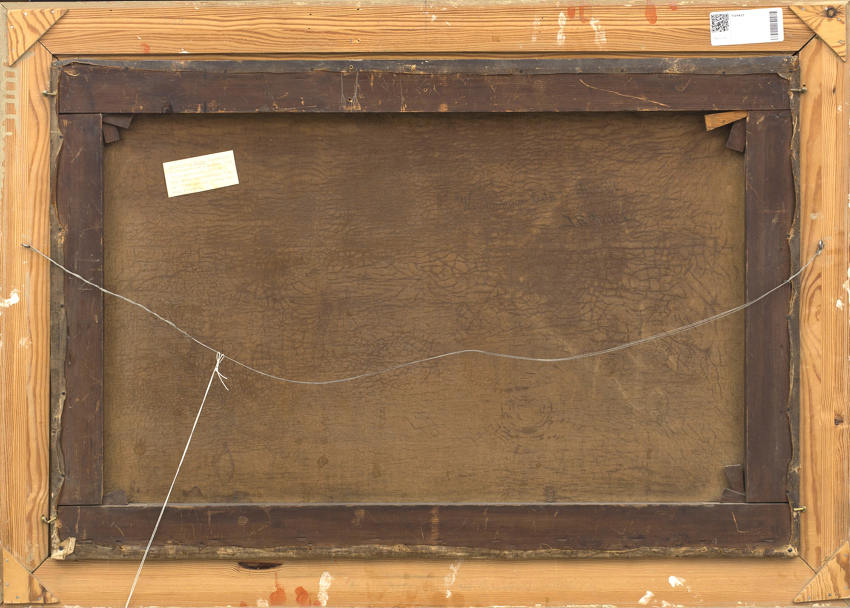 THOMAS ROSE MILES, oil on canvas signed. - Bukowskis