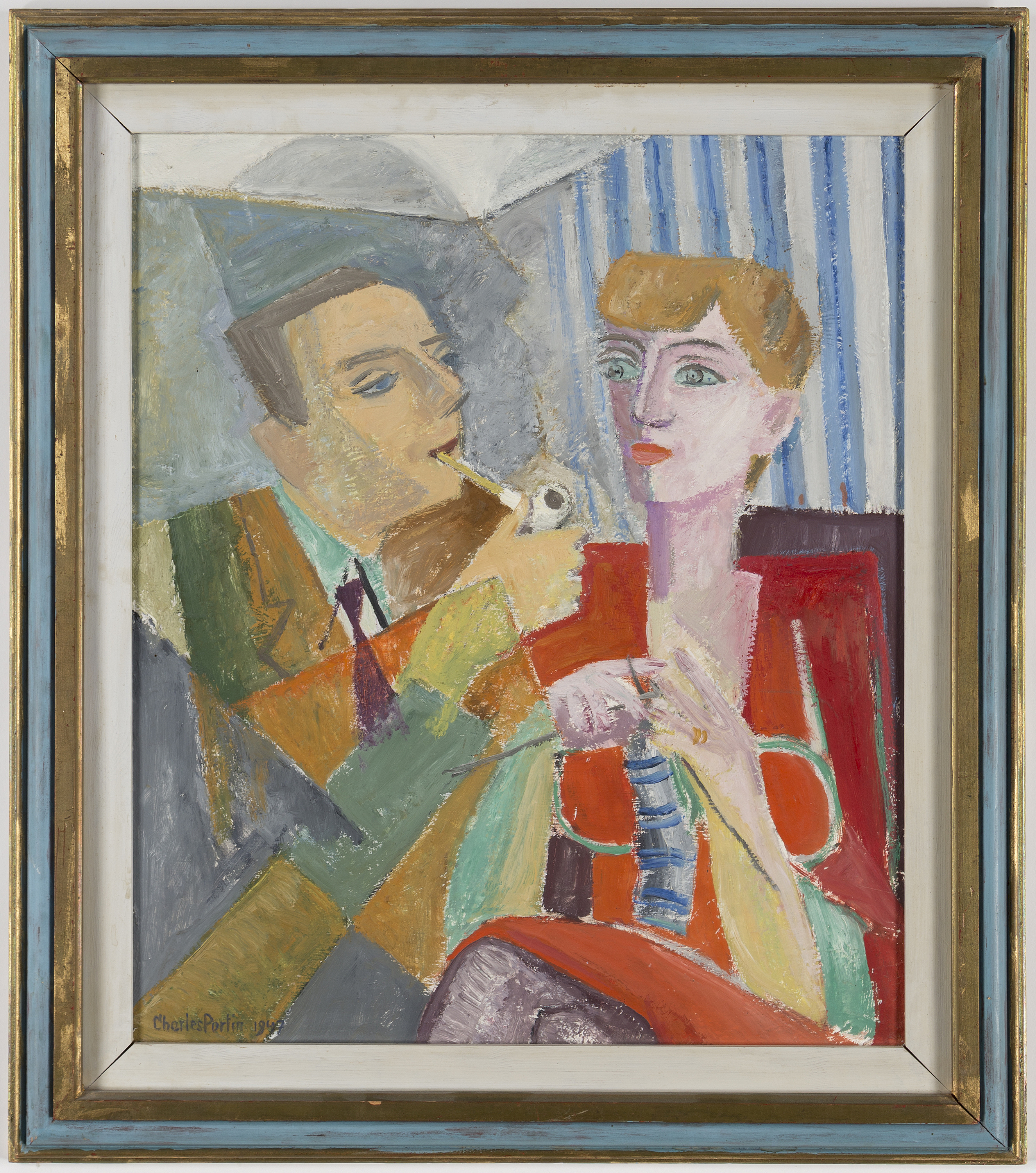 CHARLES PORTIN, olja på pannå, signerad och daterad 1947. - Bukowskis