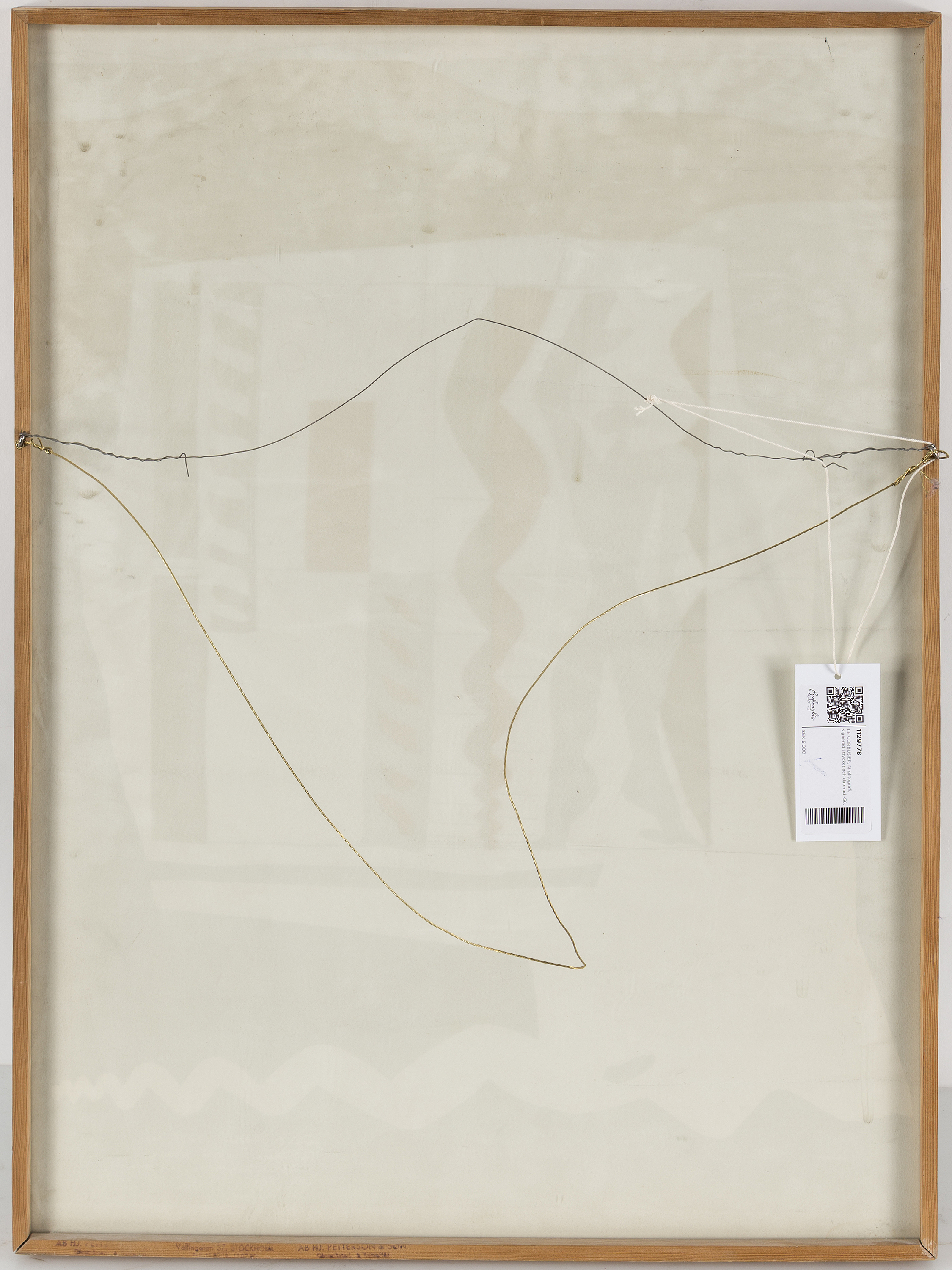 LE CORBUSIER, lithograph ion colours, printed signature and dated -56 ...