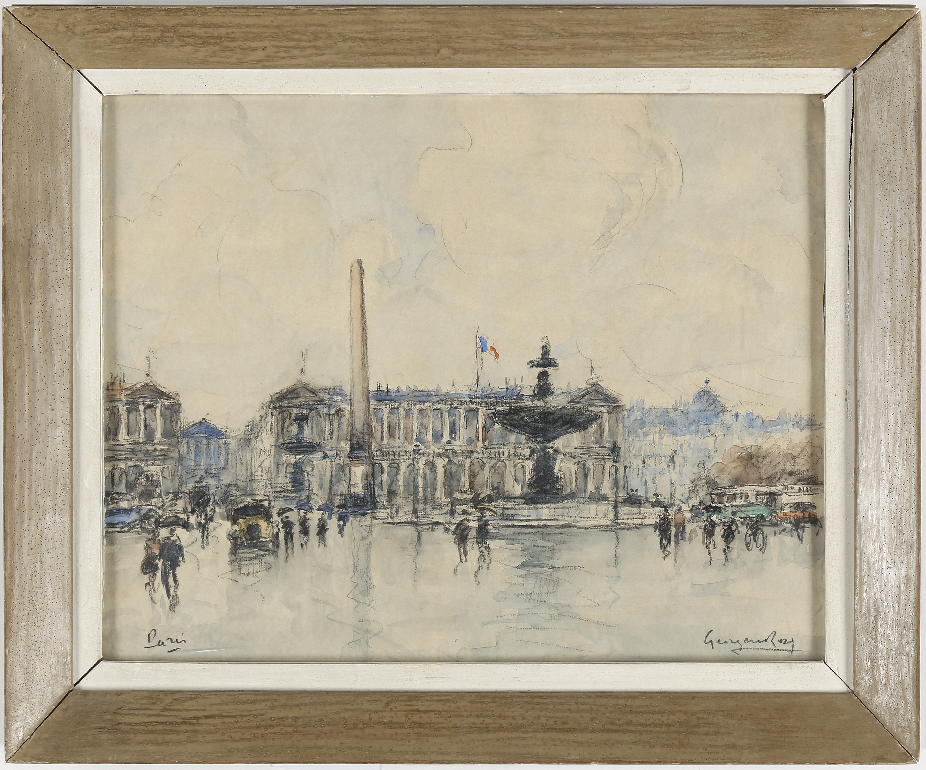 GEORGES ROSE, watercolour, signed Georges Rose. - Bukowskis