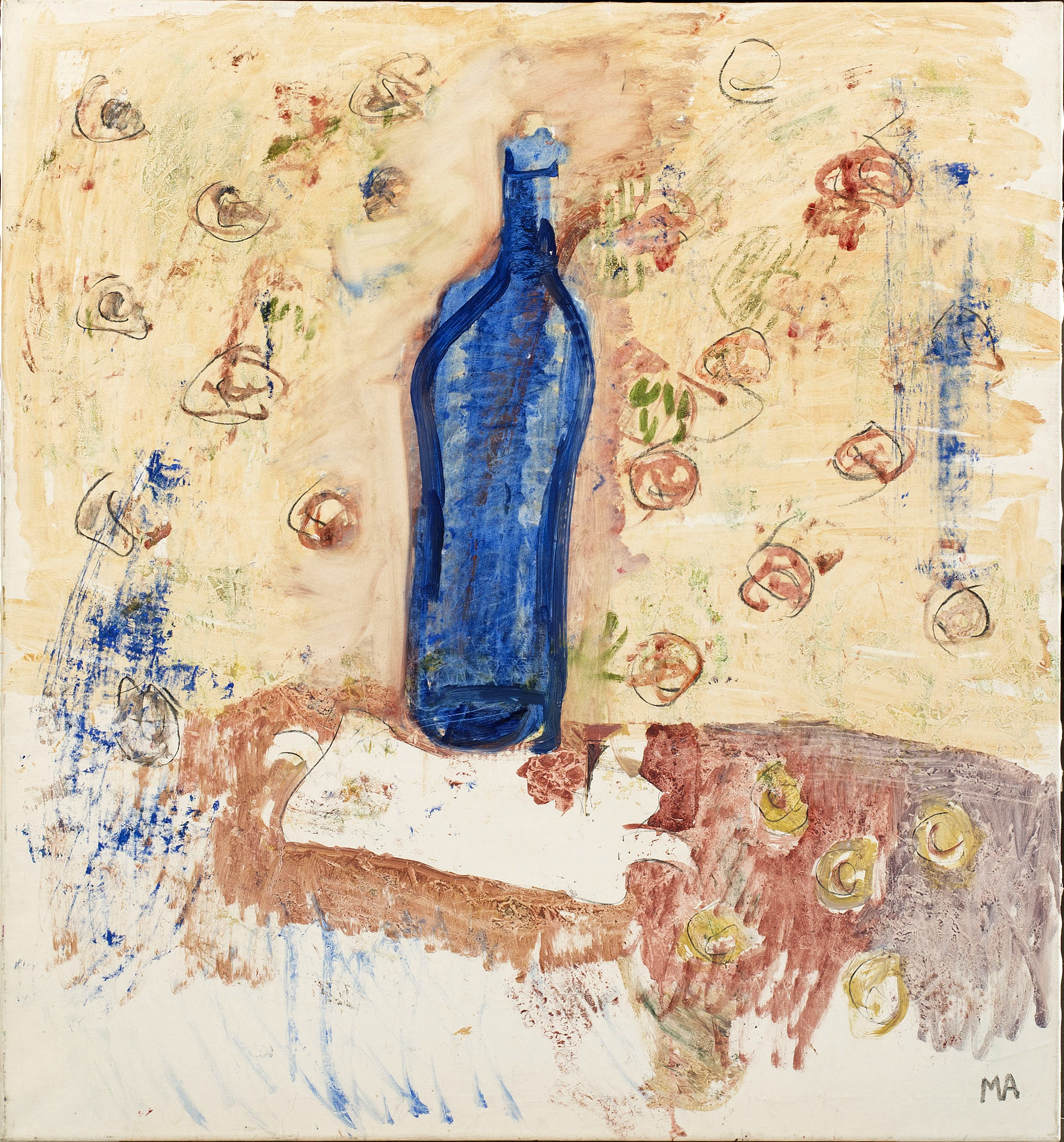 MAJ ARNELL, oil on canvas, signed, a trego signed and dated 96-97 ...