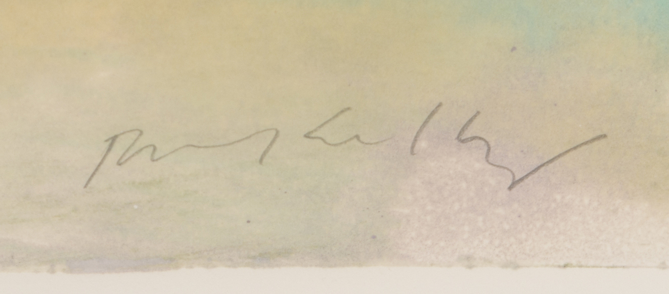 ROBERT KELLY, monotype, signed. - Bukowskis