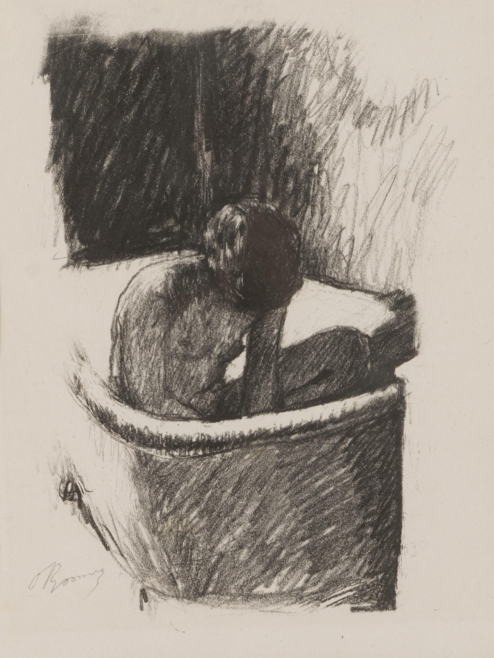 PIERRE BONNARD, lithograph on chine, plate signed, circa 1925. - Bukowskis