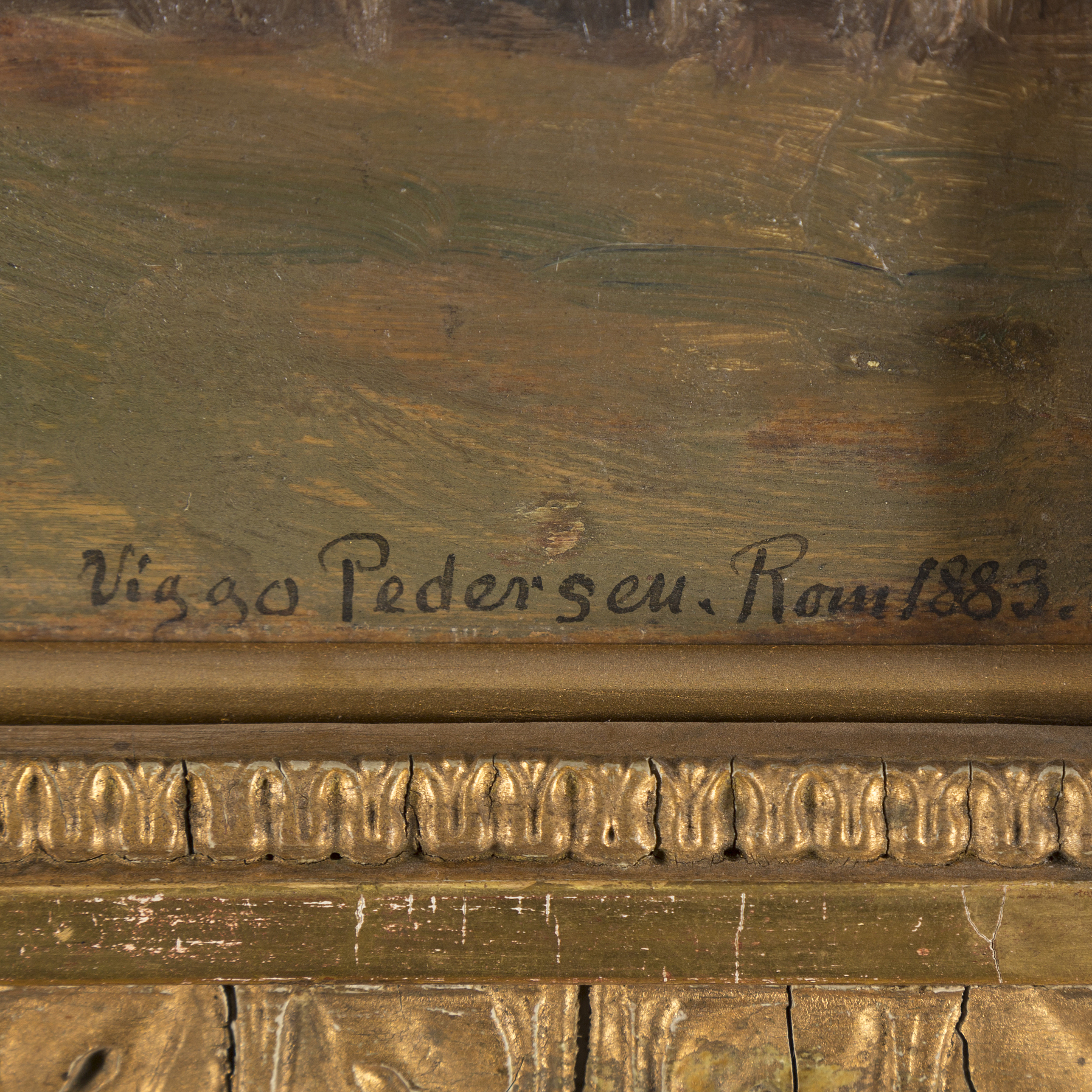 VIGGO PEDERSEN, olja på pannå, signerad. - Bukowskis