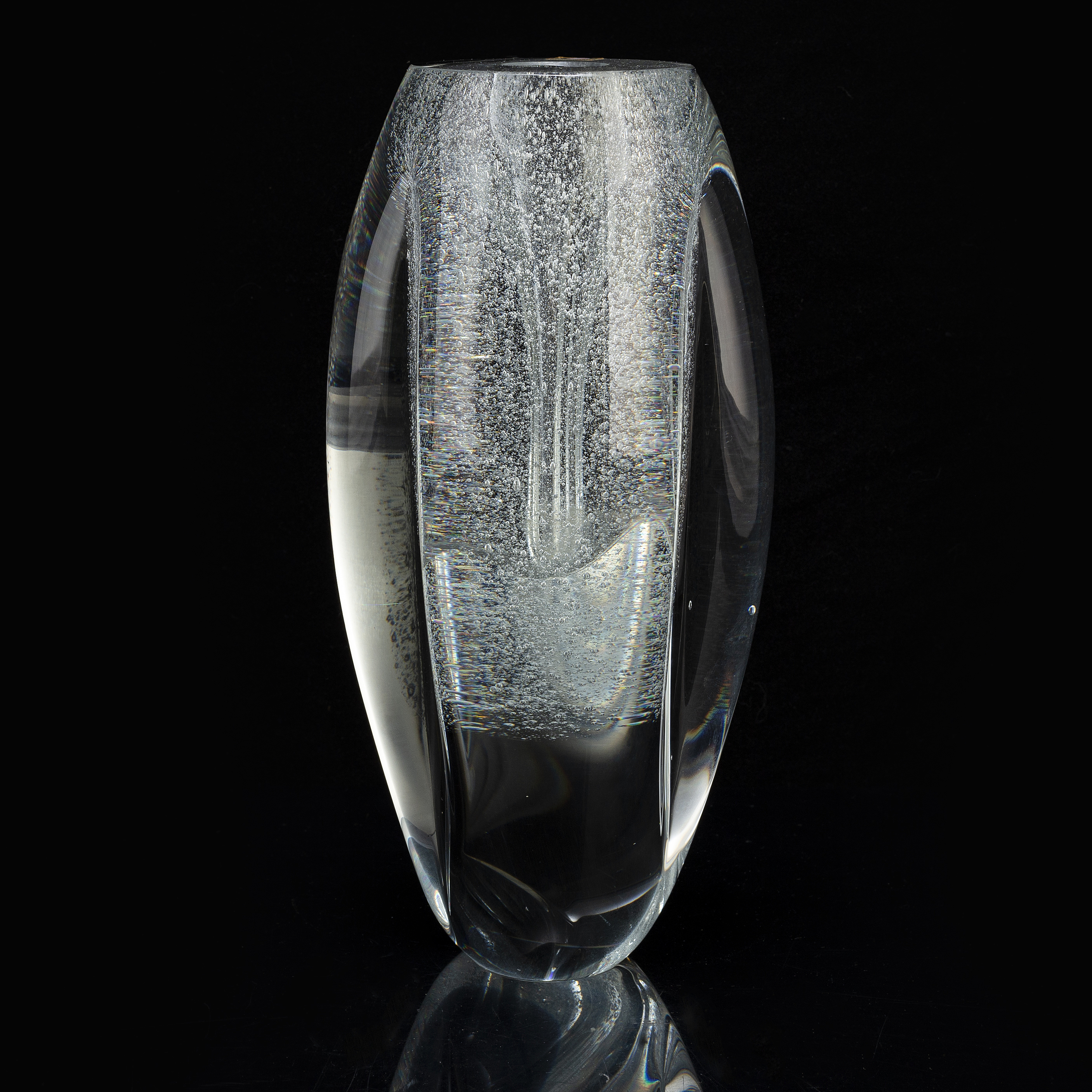 A TIMO SARPANEVA glass sculpture for Iittala 1984, signed Timo ...