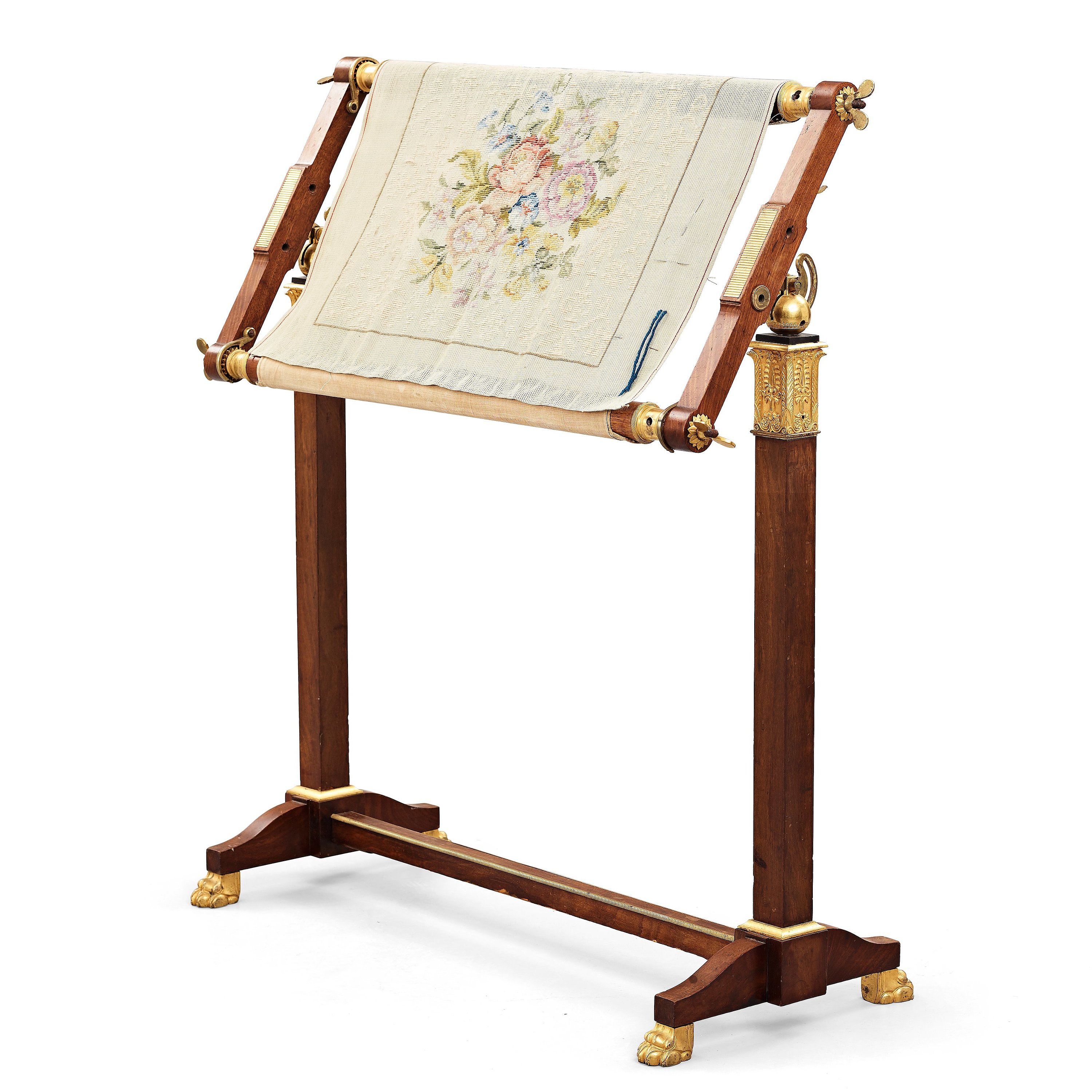 A French Empire early 19th century sewing stand. - Bukowskis