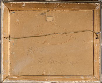 MIKKO OINONEN, olja på pannå, signerad och daterad 1925. - Bukowskis
