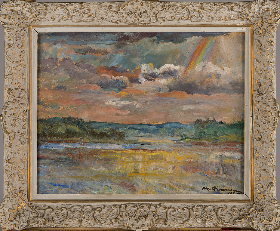 MIKKO OINONEN, olja på pannå, signerad och daterad 1925. - Bukowskis