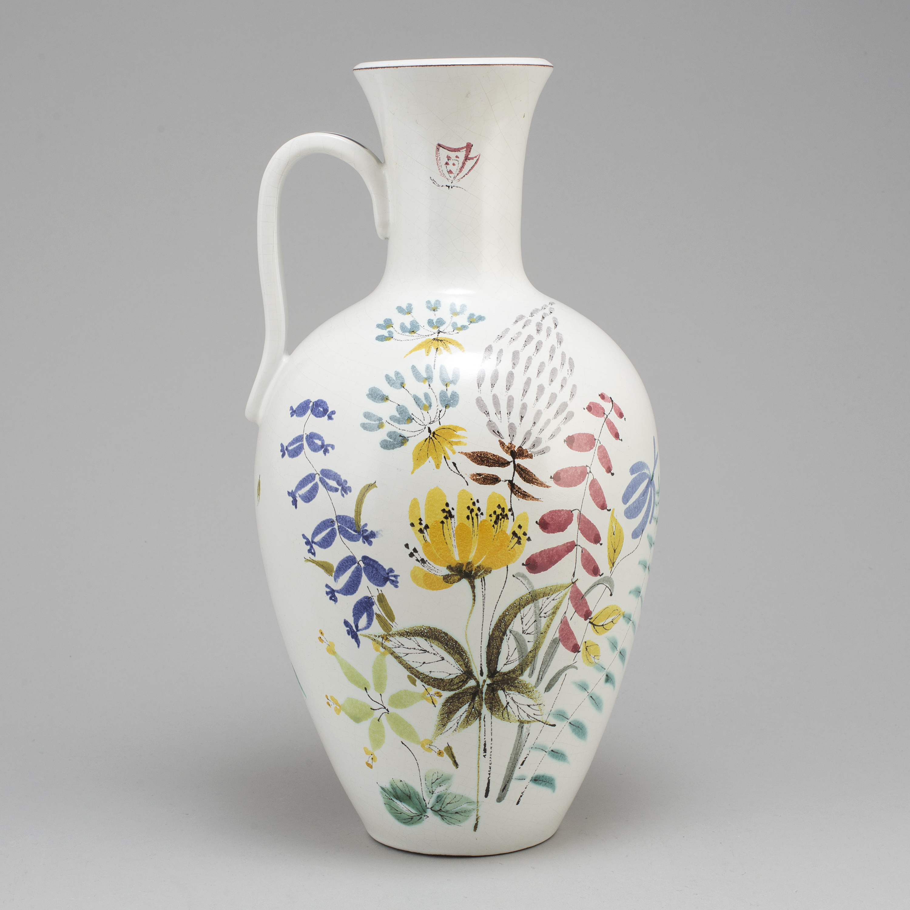 STIG LINDBERG, vas, fajans, Gustavsberg studio. - Bukowskis