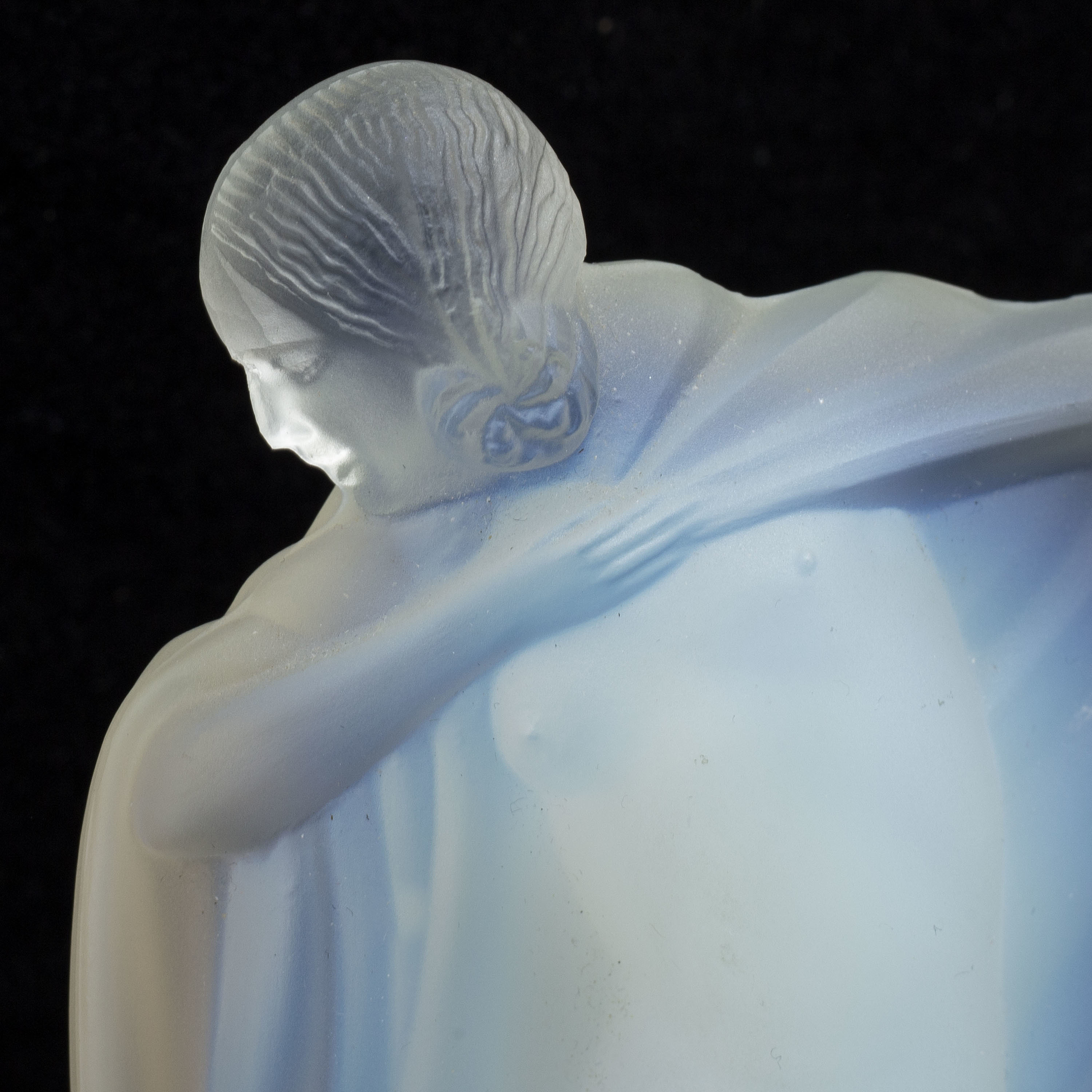 Edmond Etling, figurin, glas, "Isadora Duncan", Paris, Frankrike ...