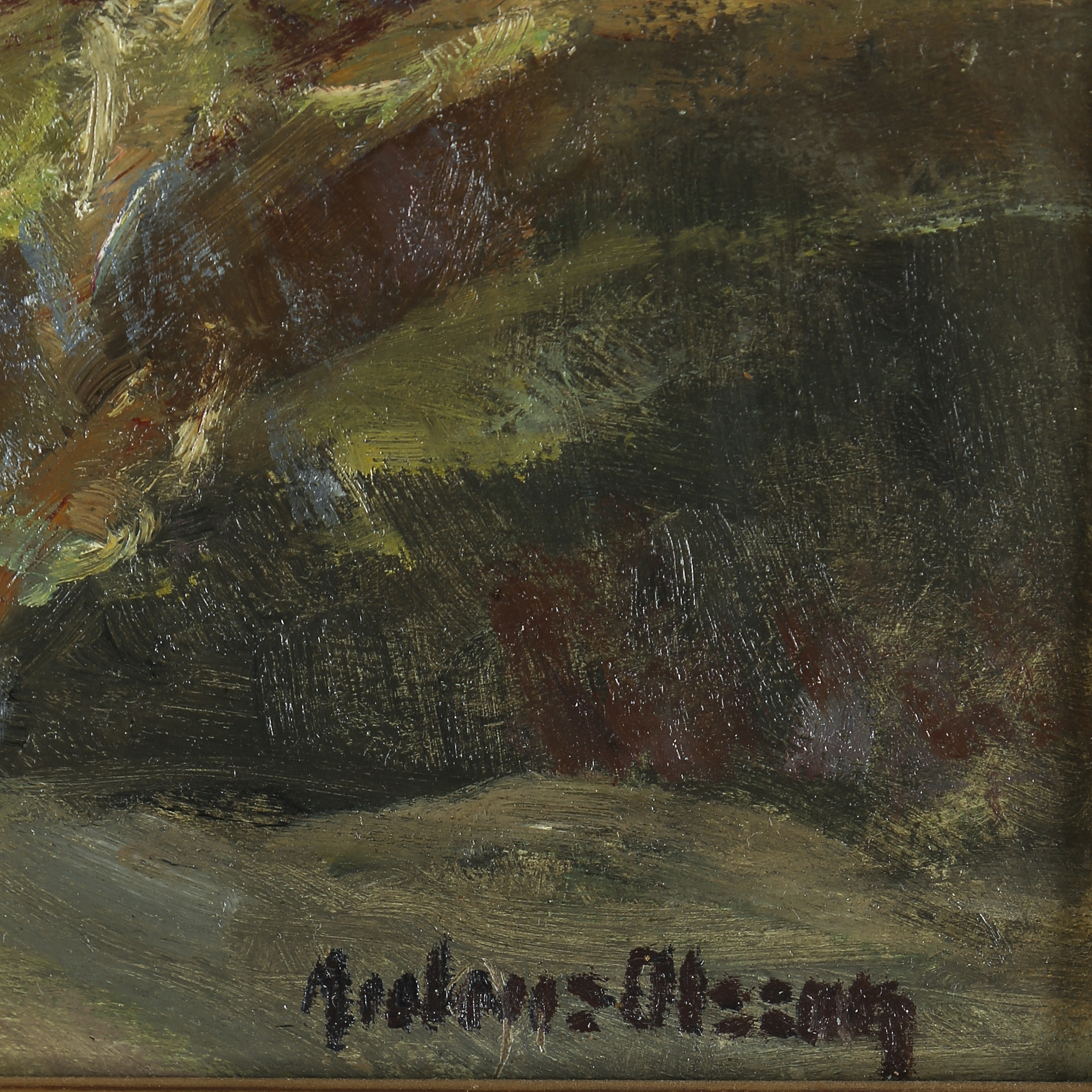 JULIUS OLSSON, oil on board, signed Julius Olsson. - Bukowskis