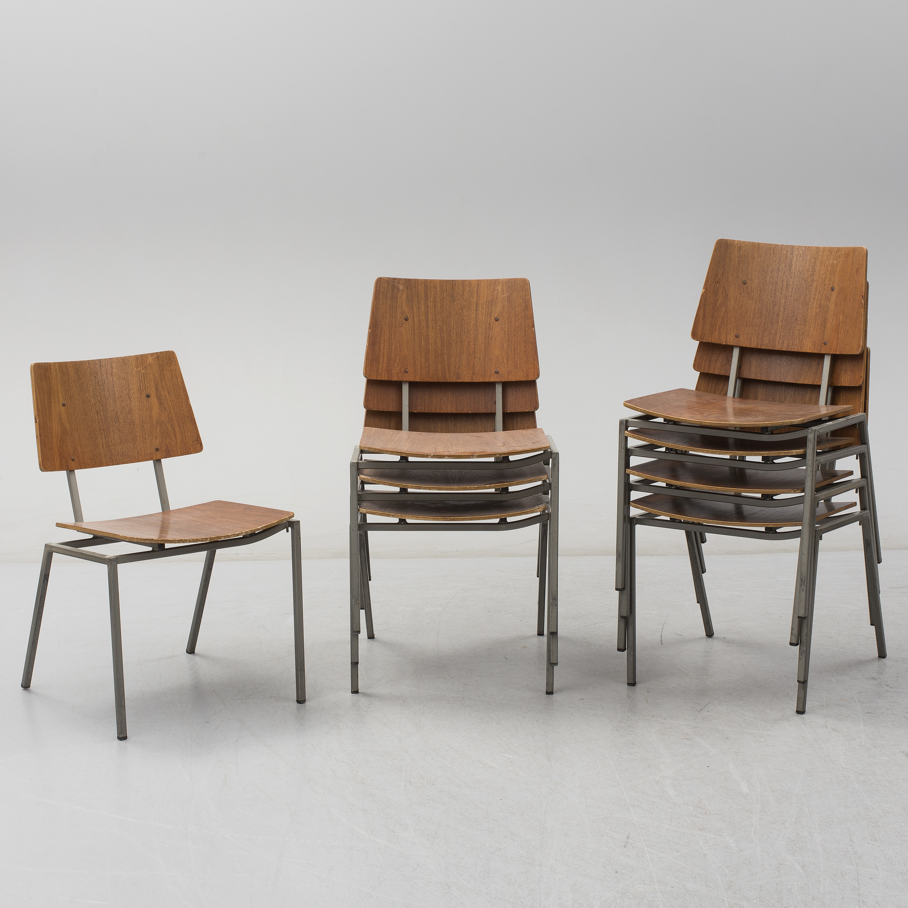 A set of eight mid 20th century chairs. - Bukowskis