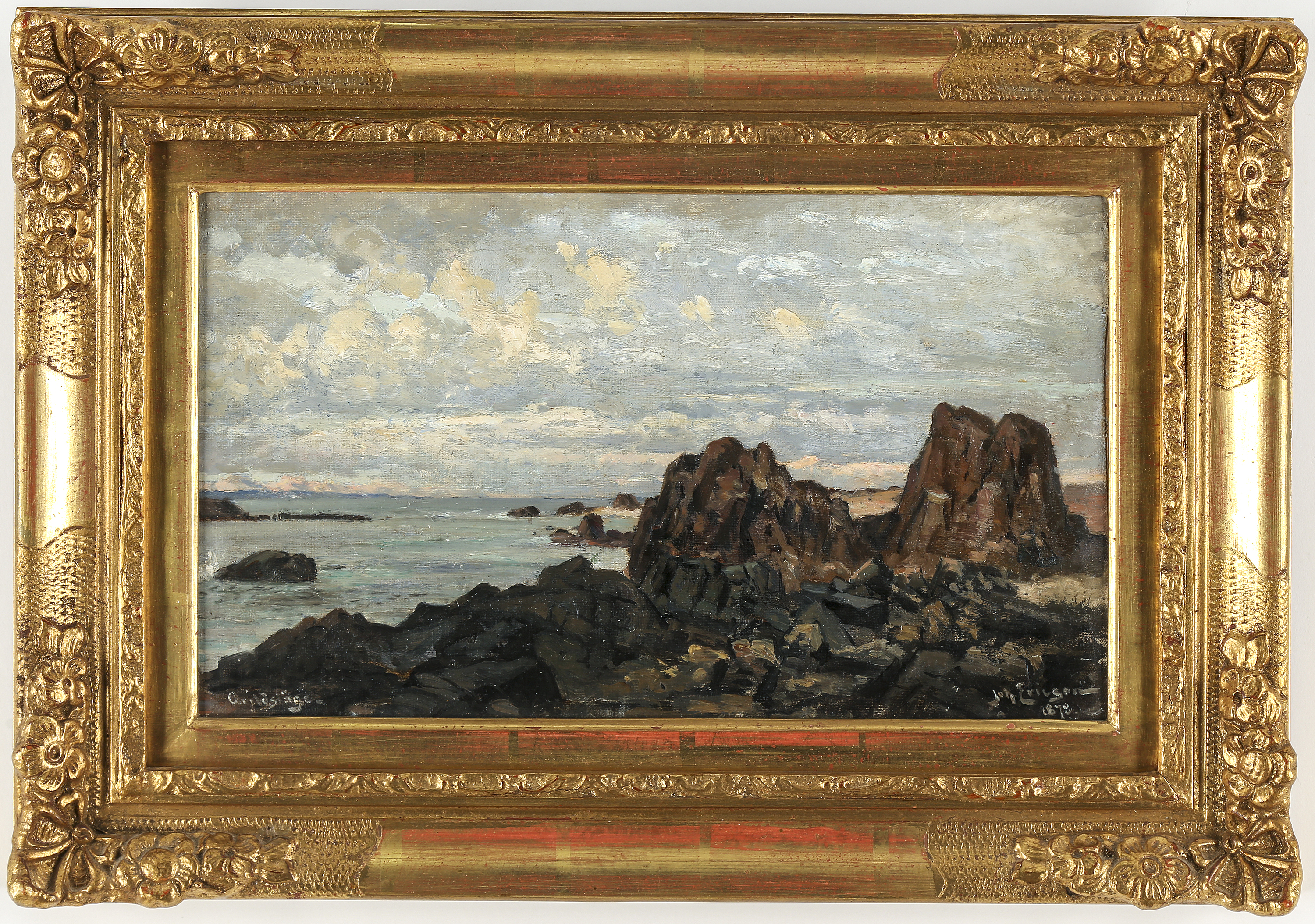 JOHAN ERICSON, oil on canvas, signed and dated 1878. - Bukowskis
