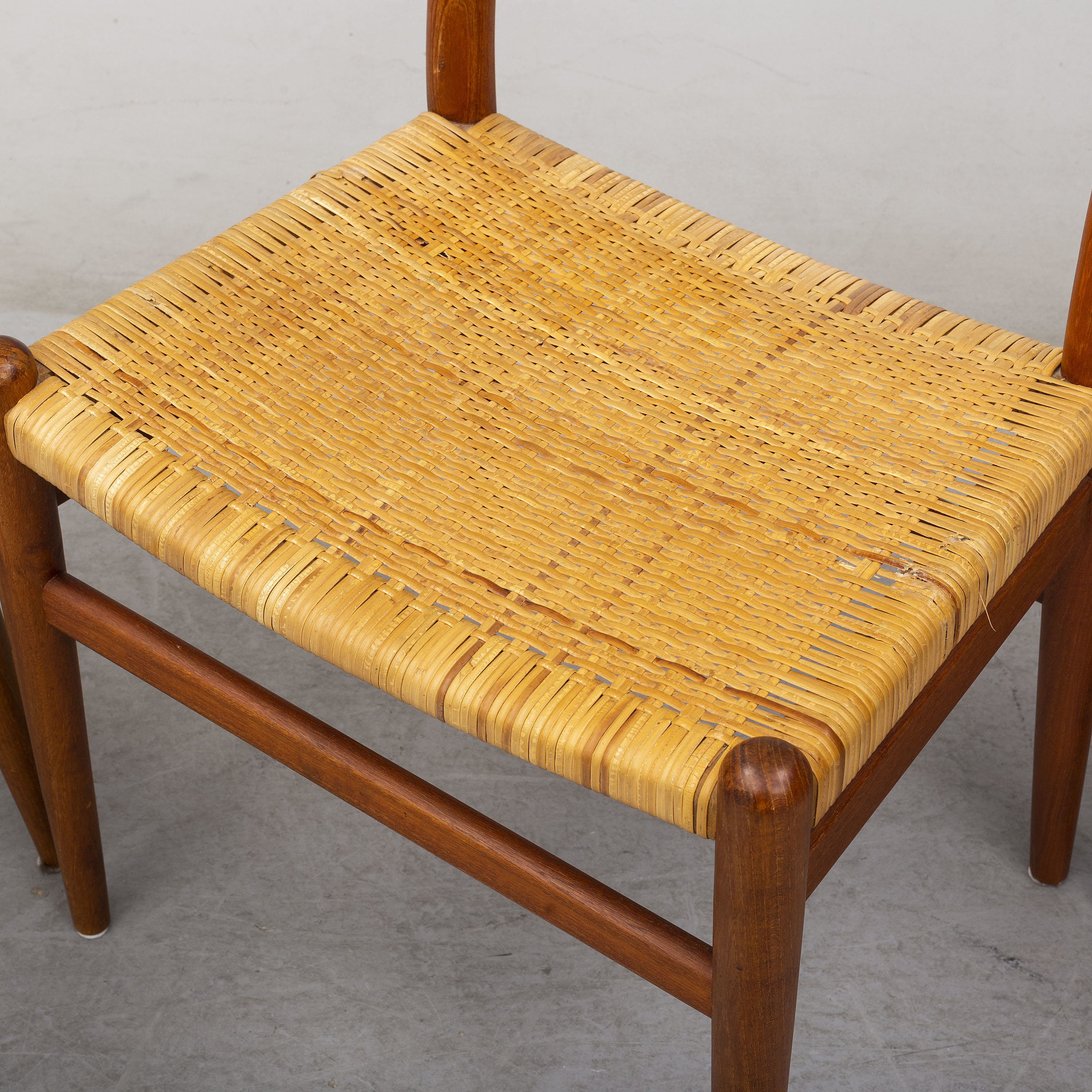 HANS J. WEGNER, stolar, 4 stycken, modell W2, Carl Hansen & Son ...