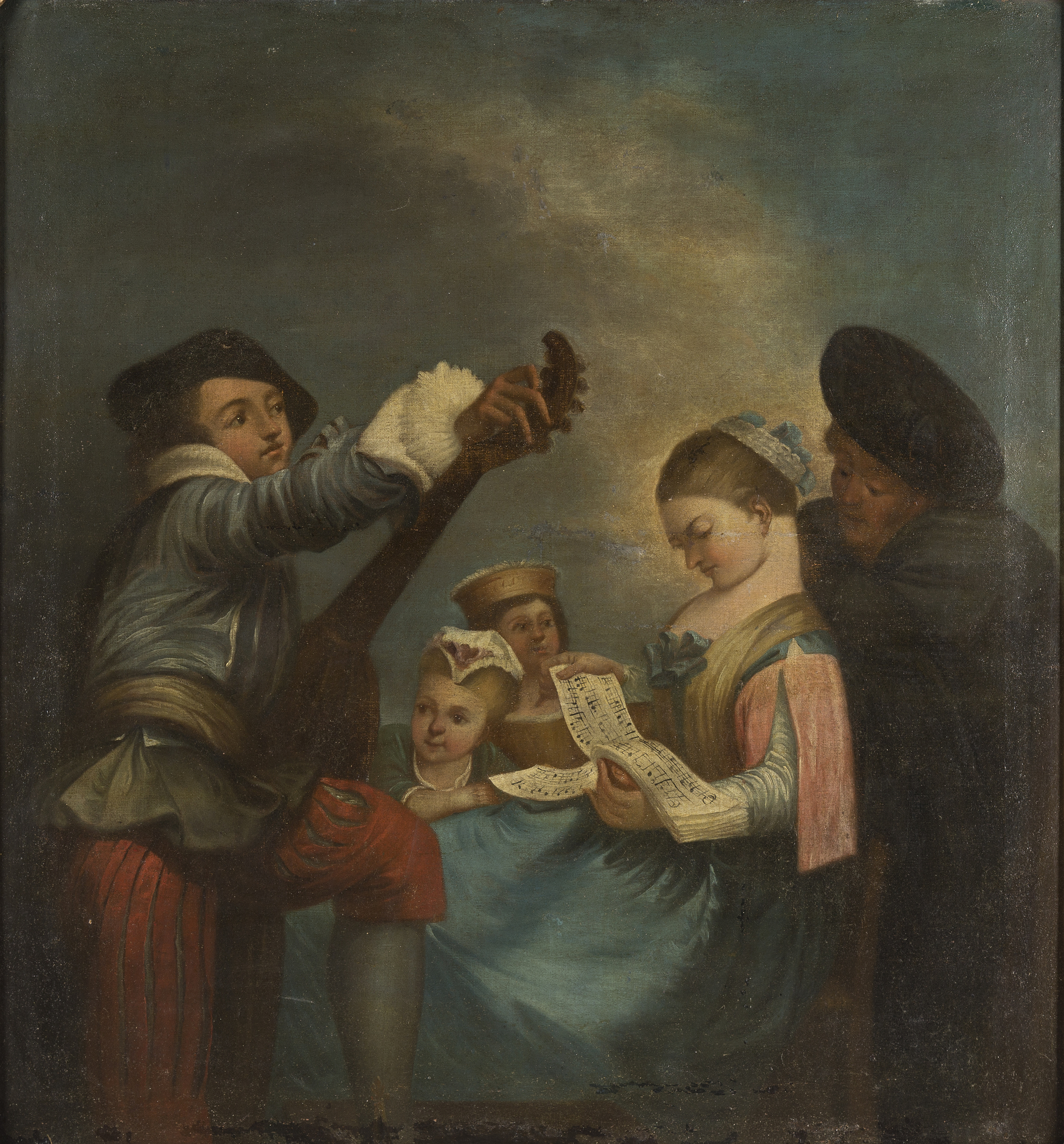 JEAN-ANTOINE WATTEAU, after, oil on canvas. - Bukowskis