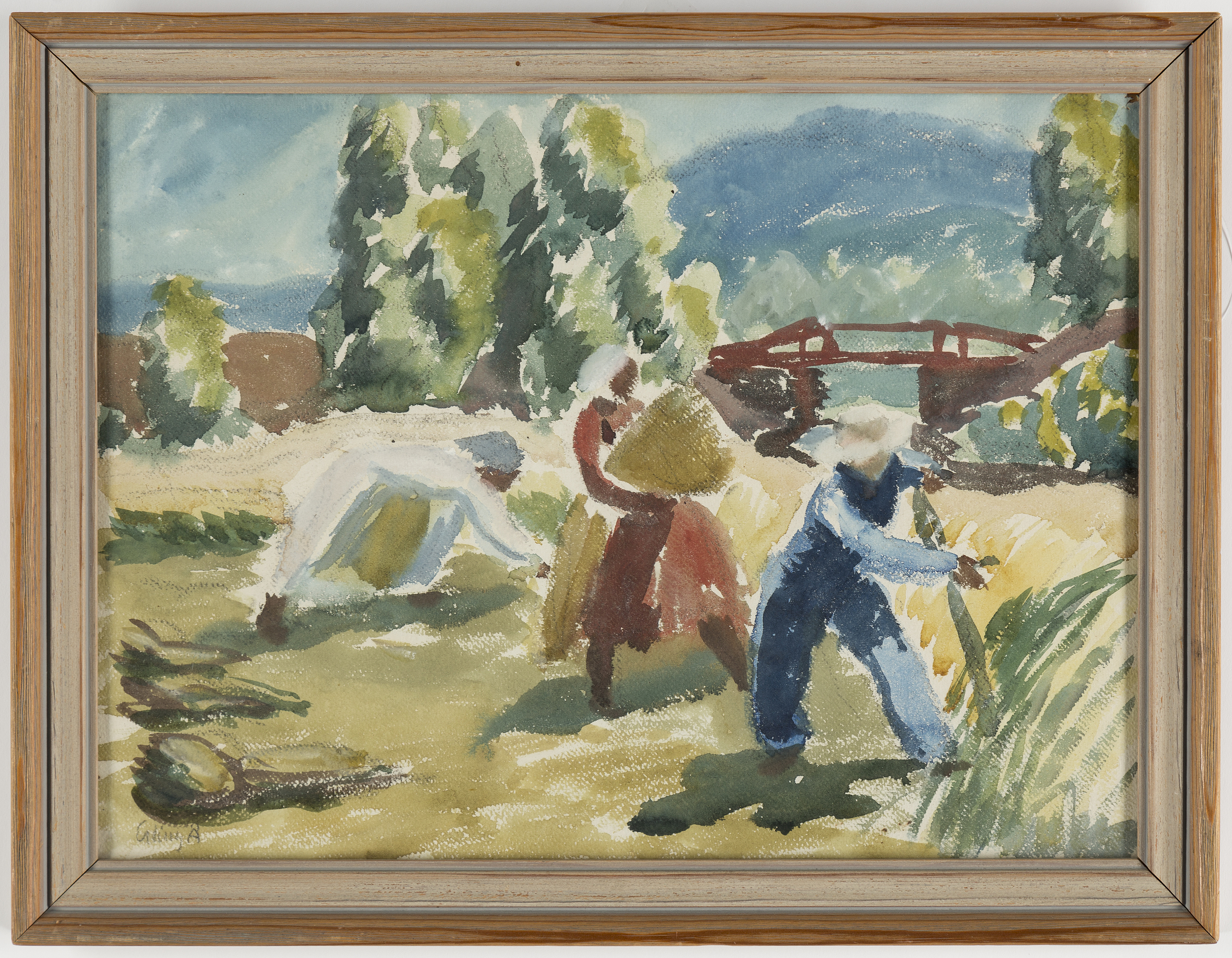 ERLING ÄRLINGSSON, akvarell, signerad. - Bukowskis