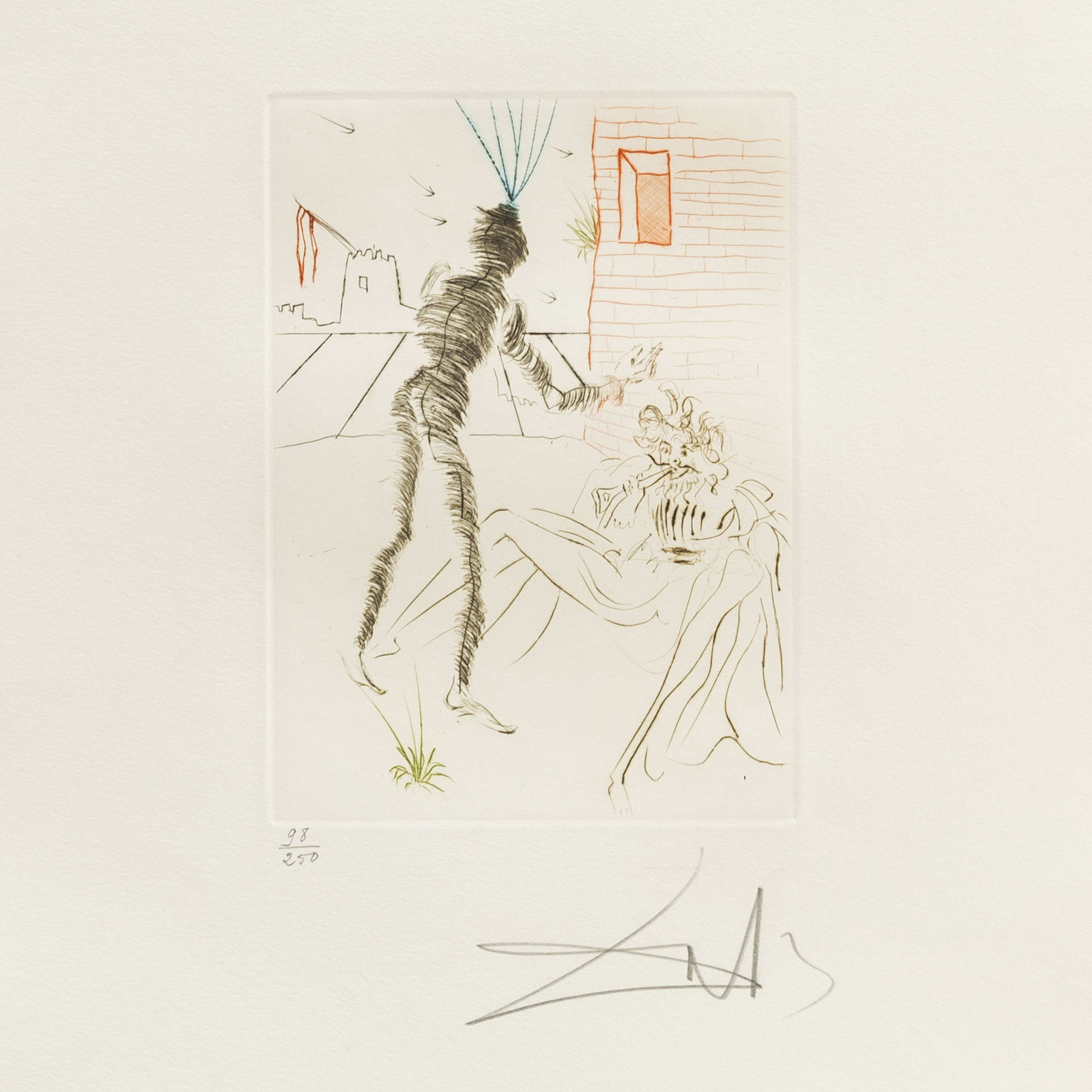 SALVADOR DALÍ, set of 16 etchings, signed and numbered 98/250. - Bukowskis