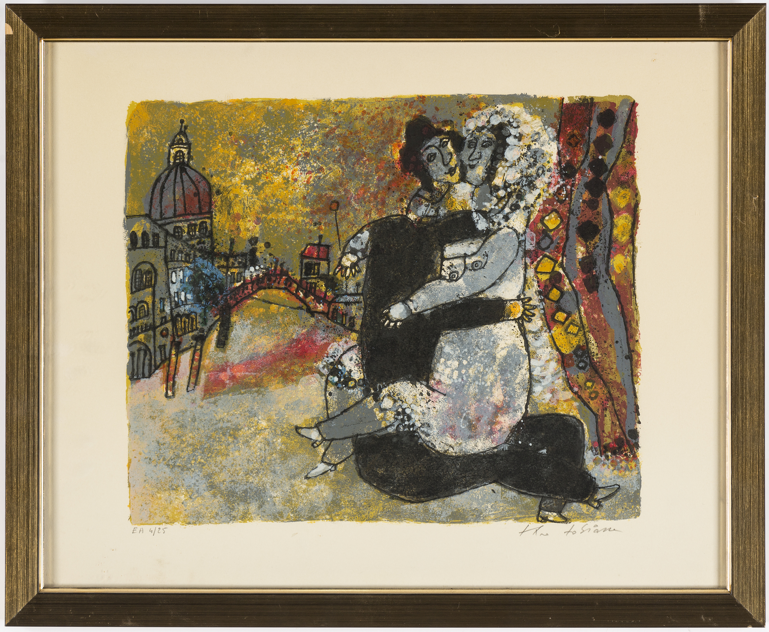 THEO TOBIASSE, 4, lithographs in colour, signed 4/25. - Bukowskis