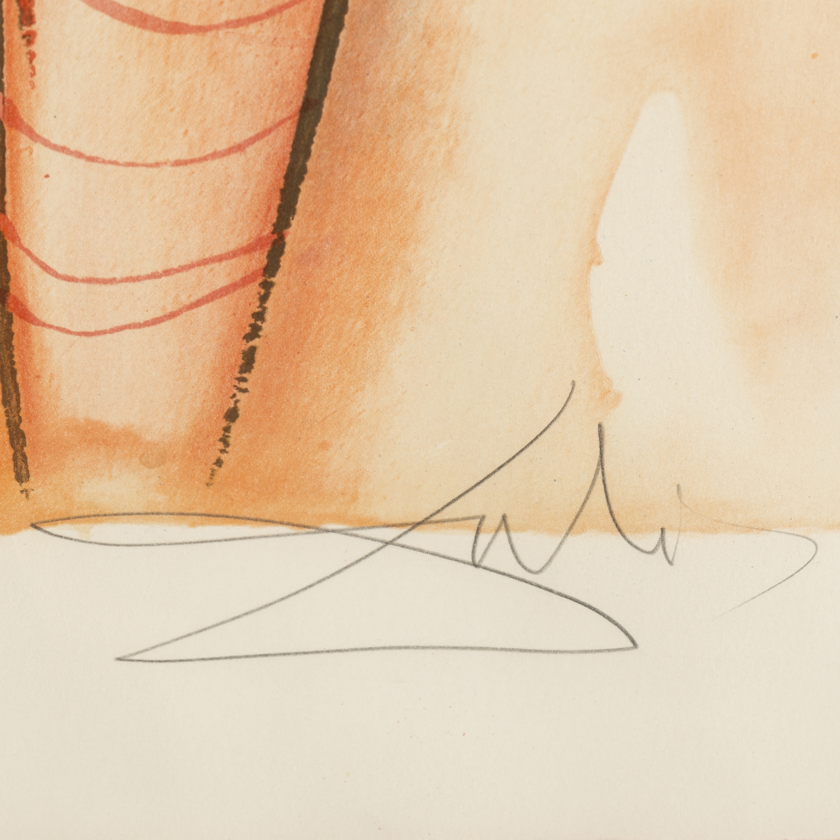 SALVADOR DALÍ, lithograph in color, signed and numbered 7/250. - Bukowskis