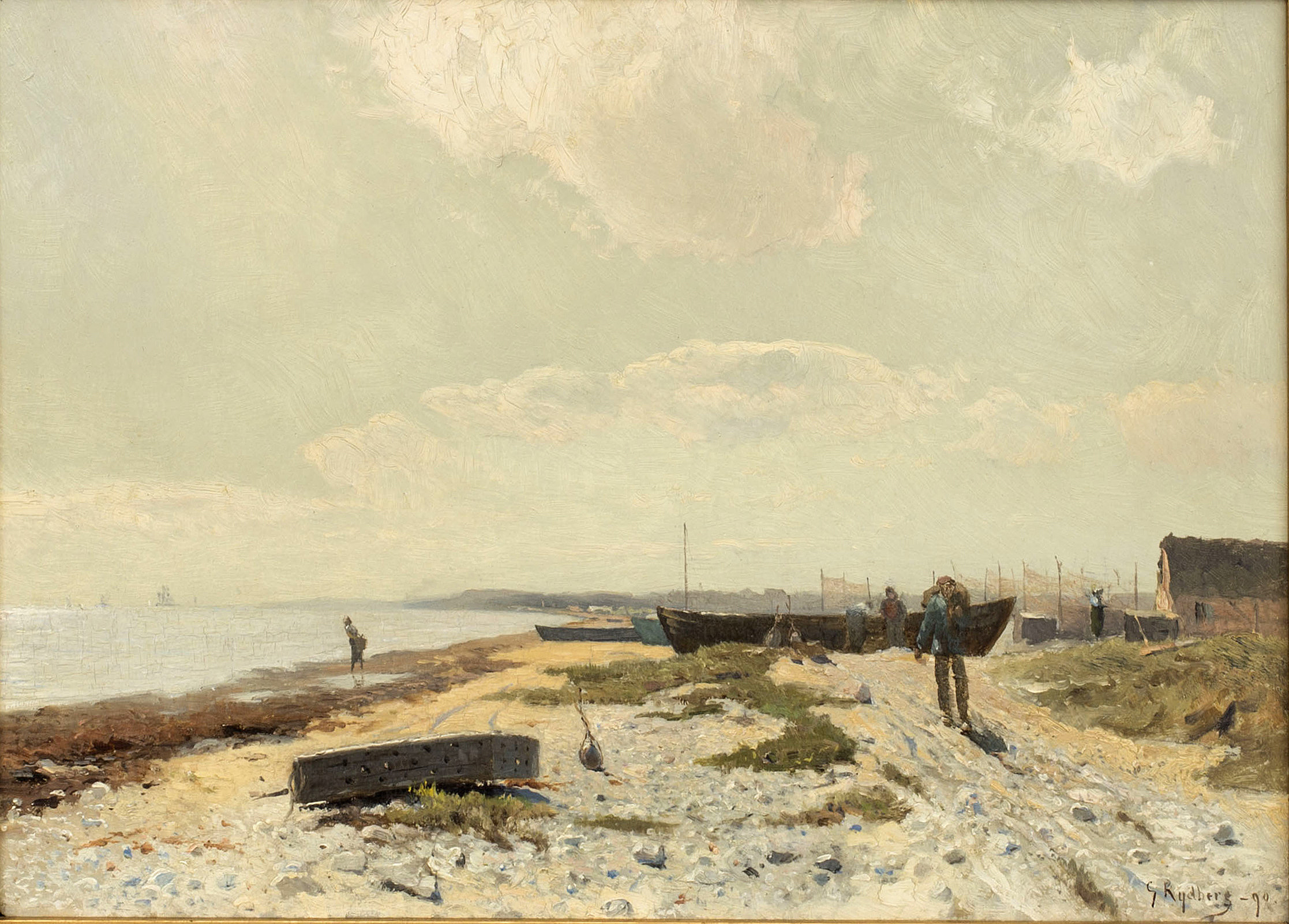 GUSTAF RYDBERG, oil on panel, signed and dated -90. - Bukowskis