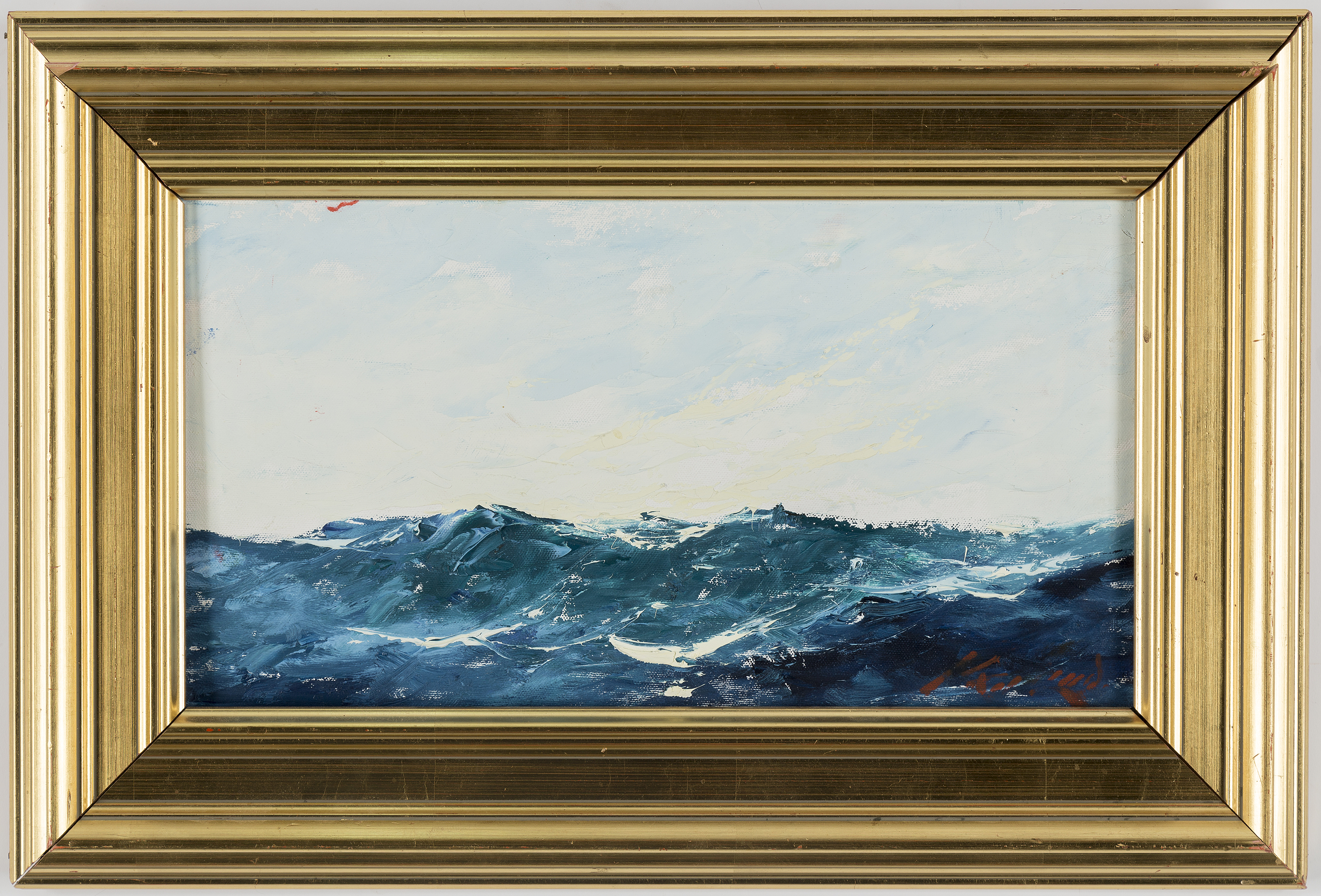 AXEL LIND, oil on canvas, signed. - Bukowskis