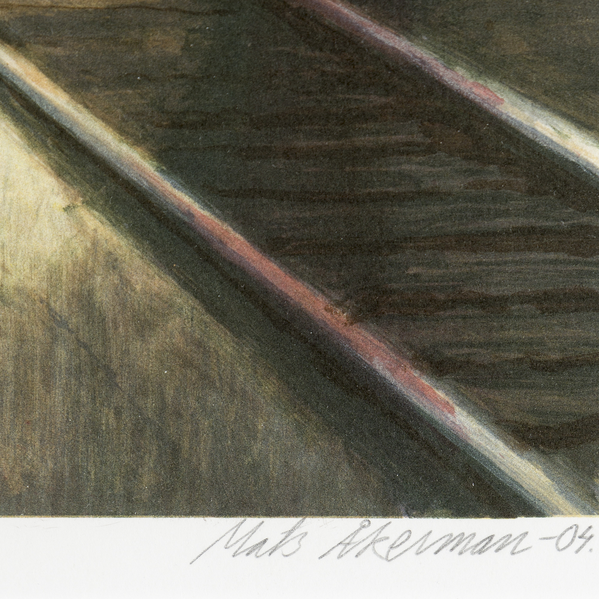 MATS ÅKERMAN, glicée, signed 212/240. - Bukowskis