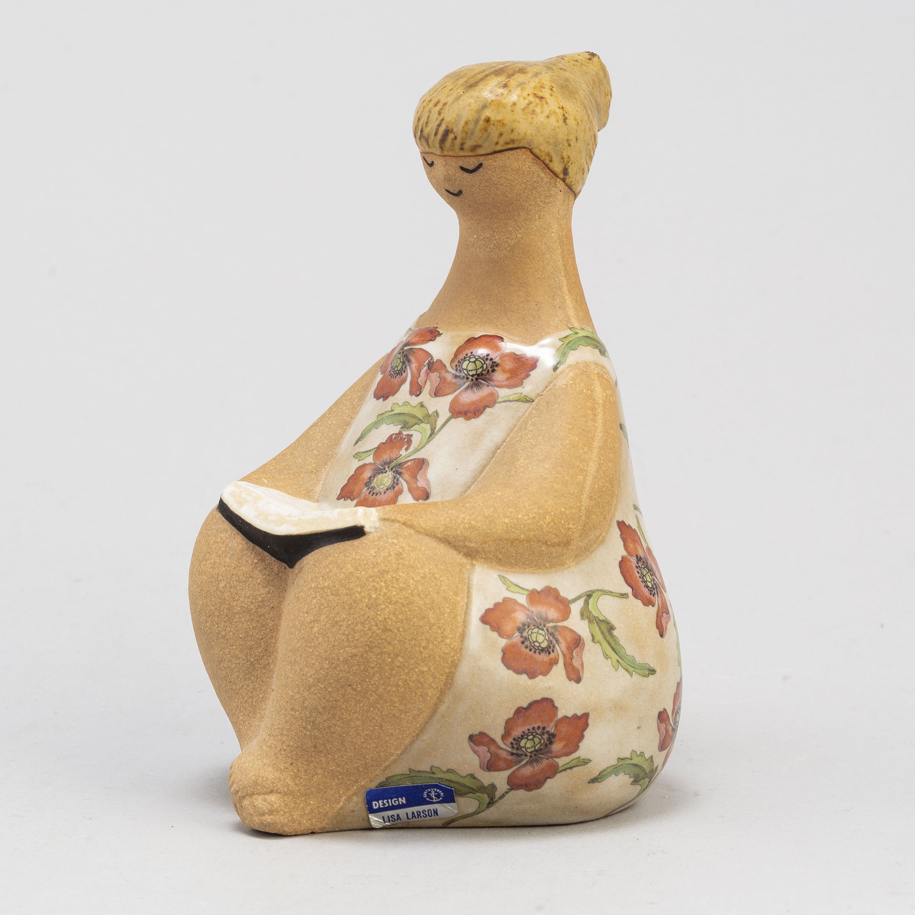 LISA LARSON, figurine, 'Charlotta', stoneware, Gustavsberg, signed. - Bukowskis