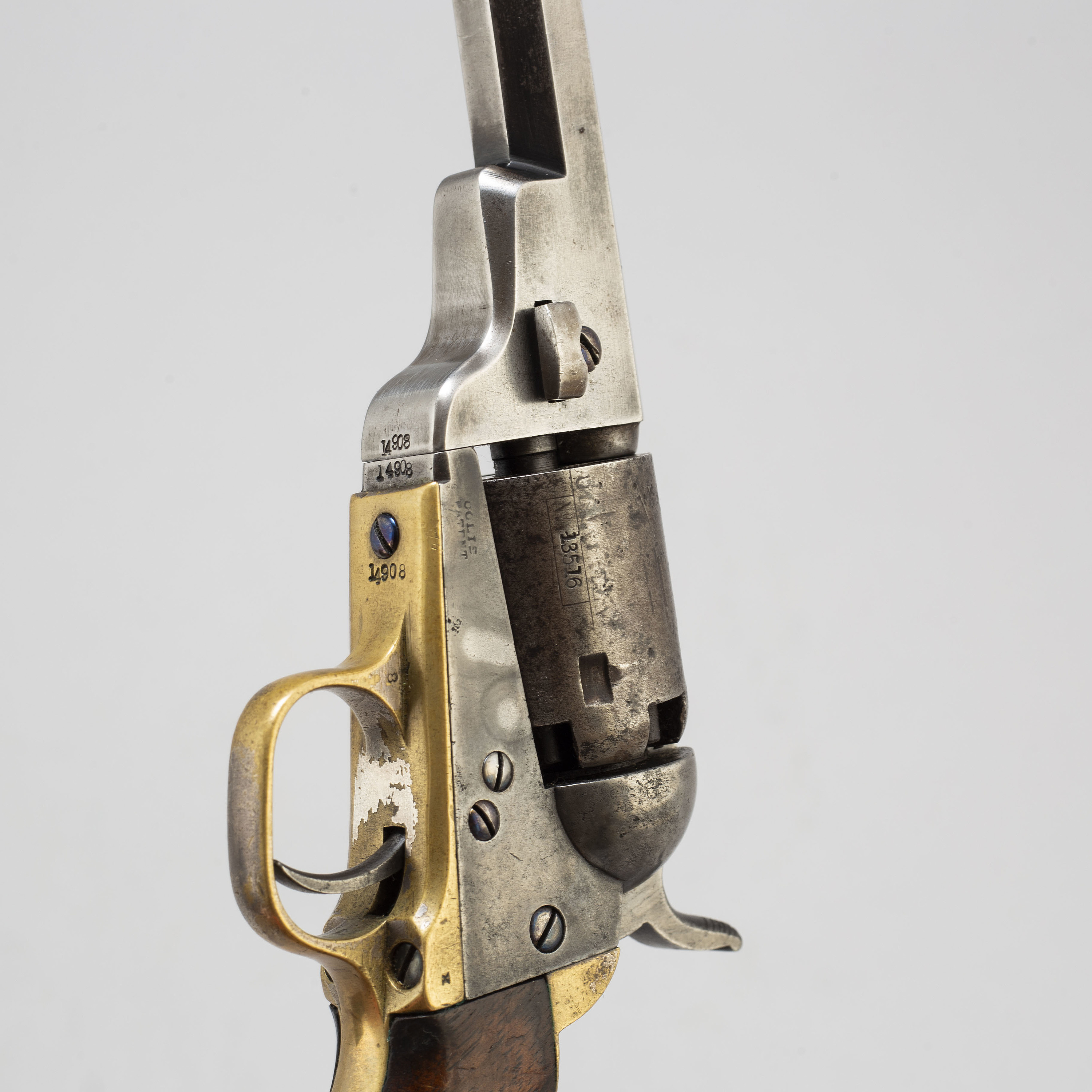 A Colt 1849 pocket percussion revolver, caliber .31, without lever ...