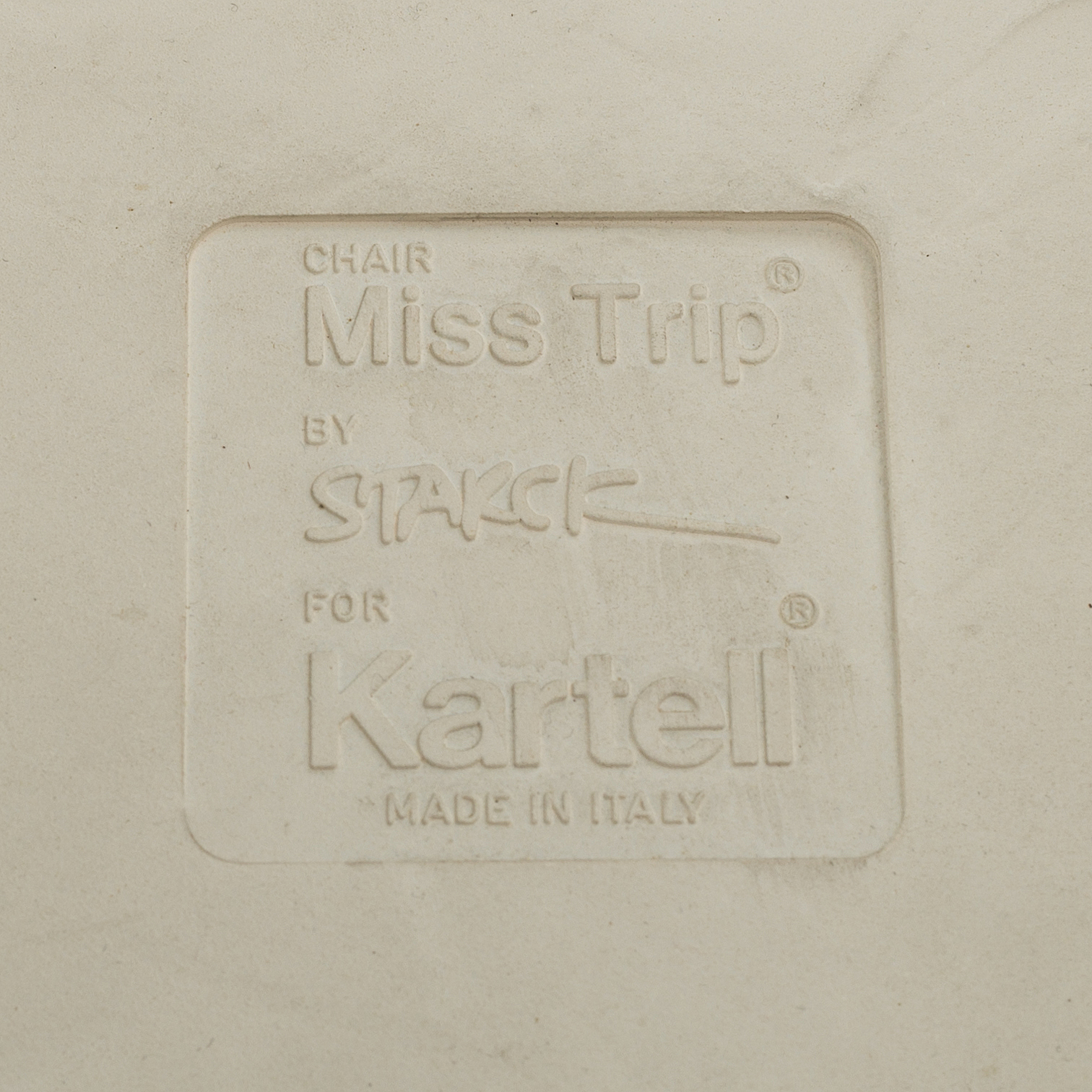 A SET OF 4 PHILIPPE STARCK "MISS TRIP" CHAIRS by Kartell. - Bukowskis