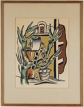 FERNAND LEGÉR, lithograph, signed and numbered 10/75. - Bukowskis