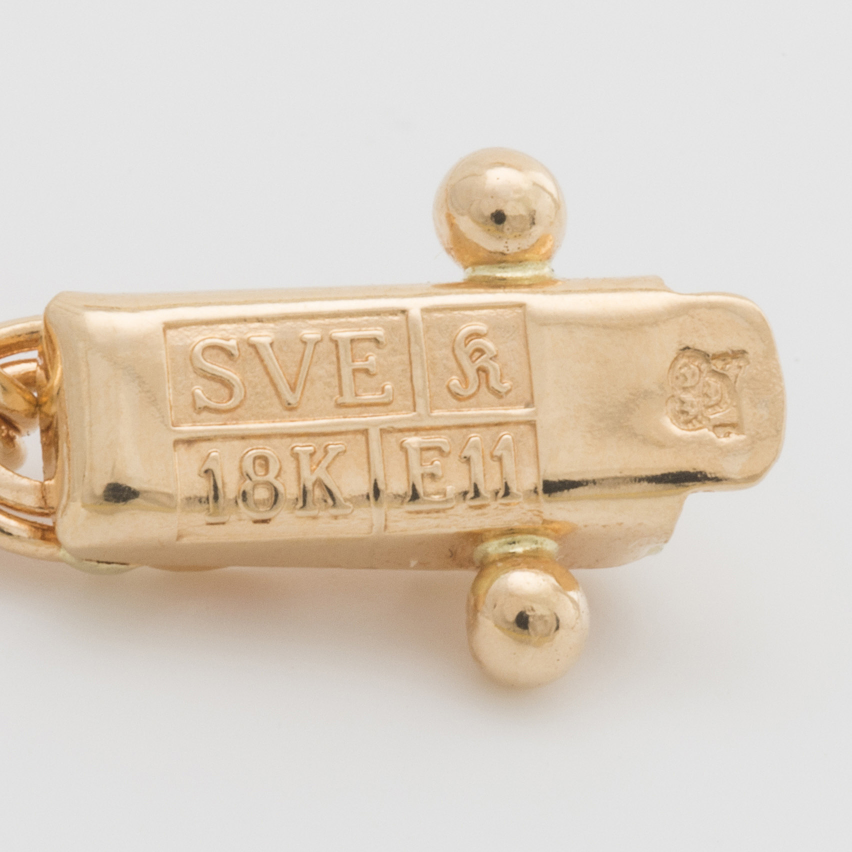 COLLIER 18K guld, doserad bismarcklänk 16,8 g, Köping 2003. - Bukowskis