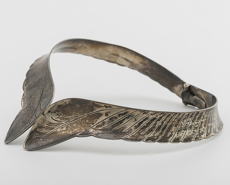 A Danish 20th century sterling necklace mark of Viggo Wollny Jammik ...