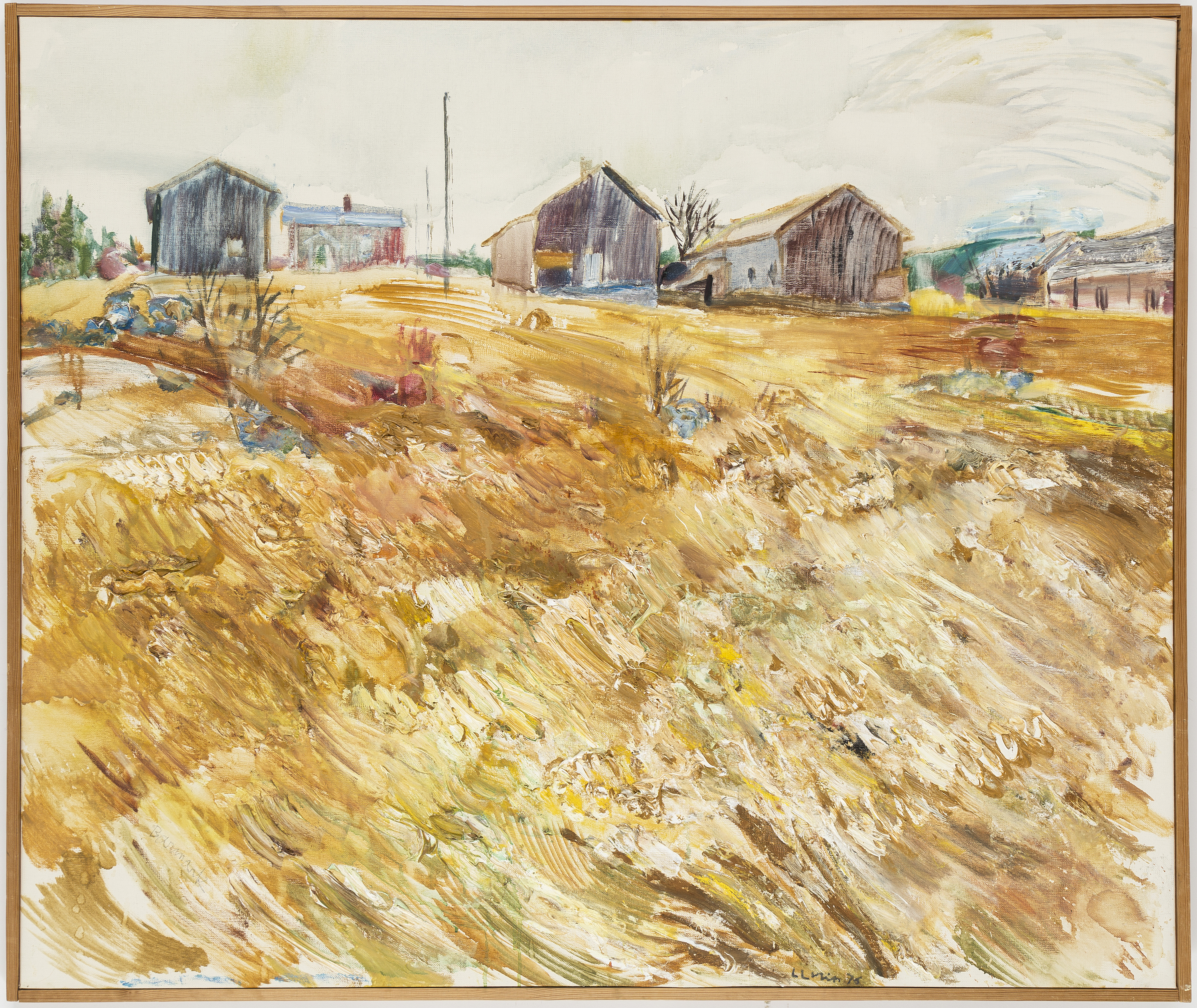 LARS LERIN, oil on canvas, signed and dated -75. - Bukowskis