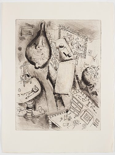 Marc Chagall, MARC CHAGALL, 71 etchings from the edition of 285 ...
