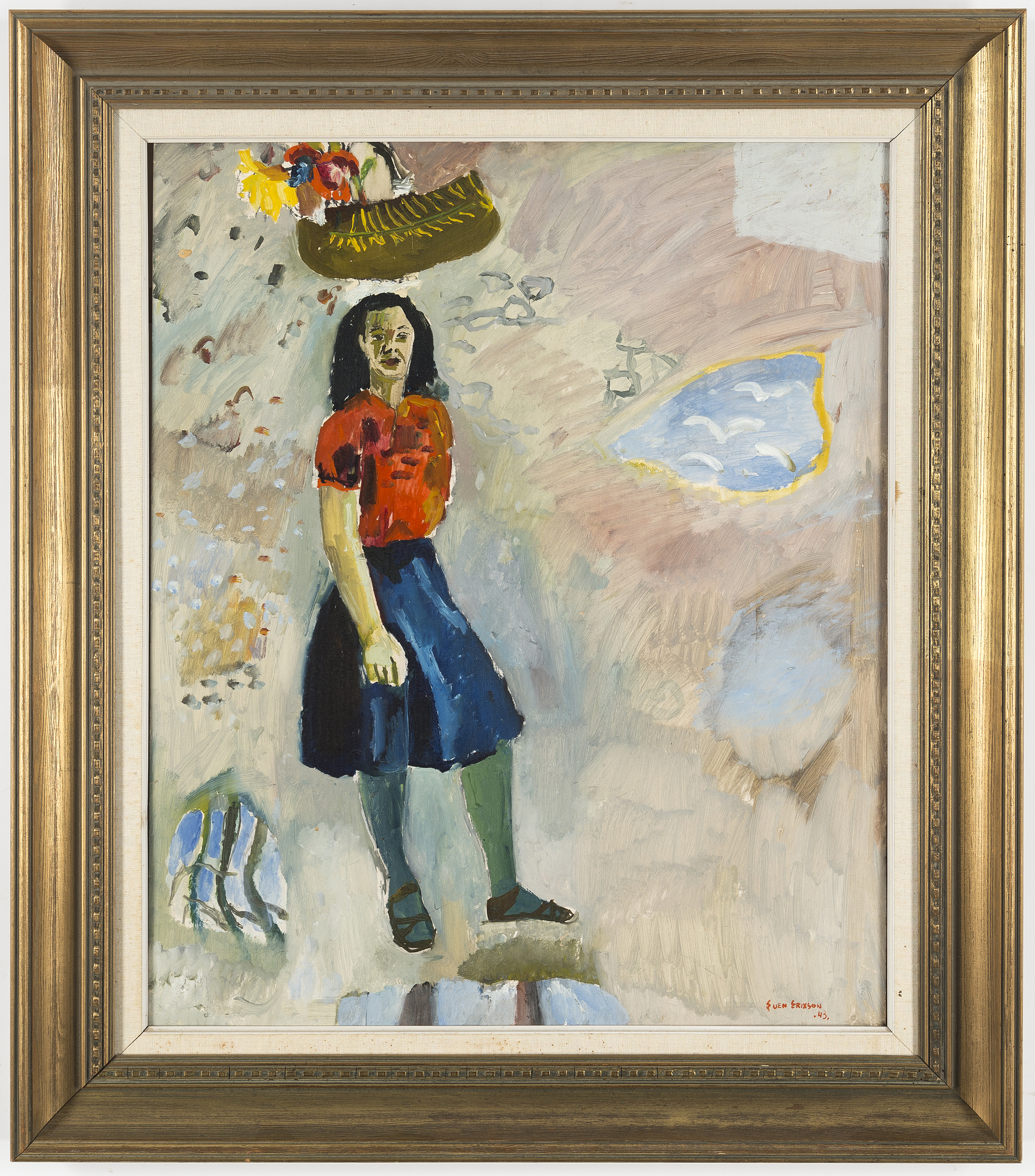 SVEN X:ET ERIXSON, olja på pannå, signerad och daterad 1943. - Bukowskis