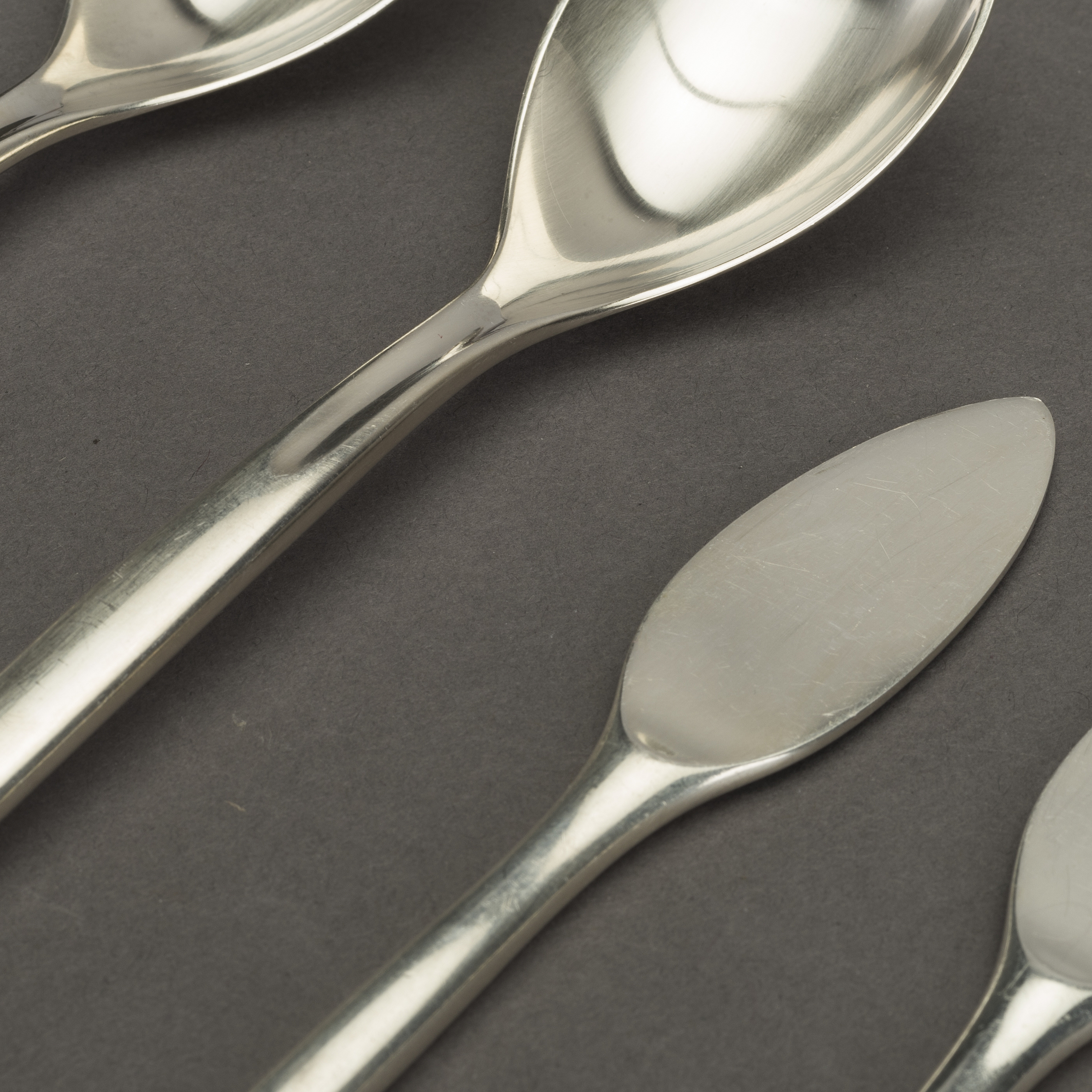 OLE HAGE, sterling silver, bestick, 15 delar, modell "TULIP" för A ...