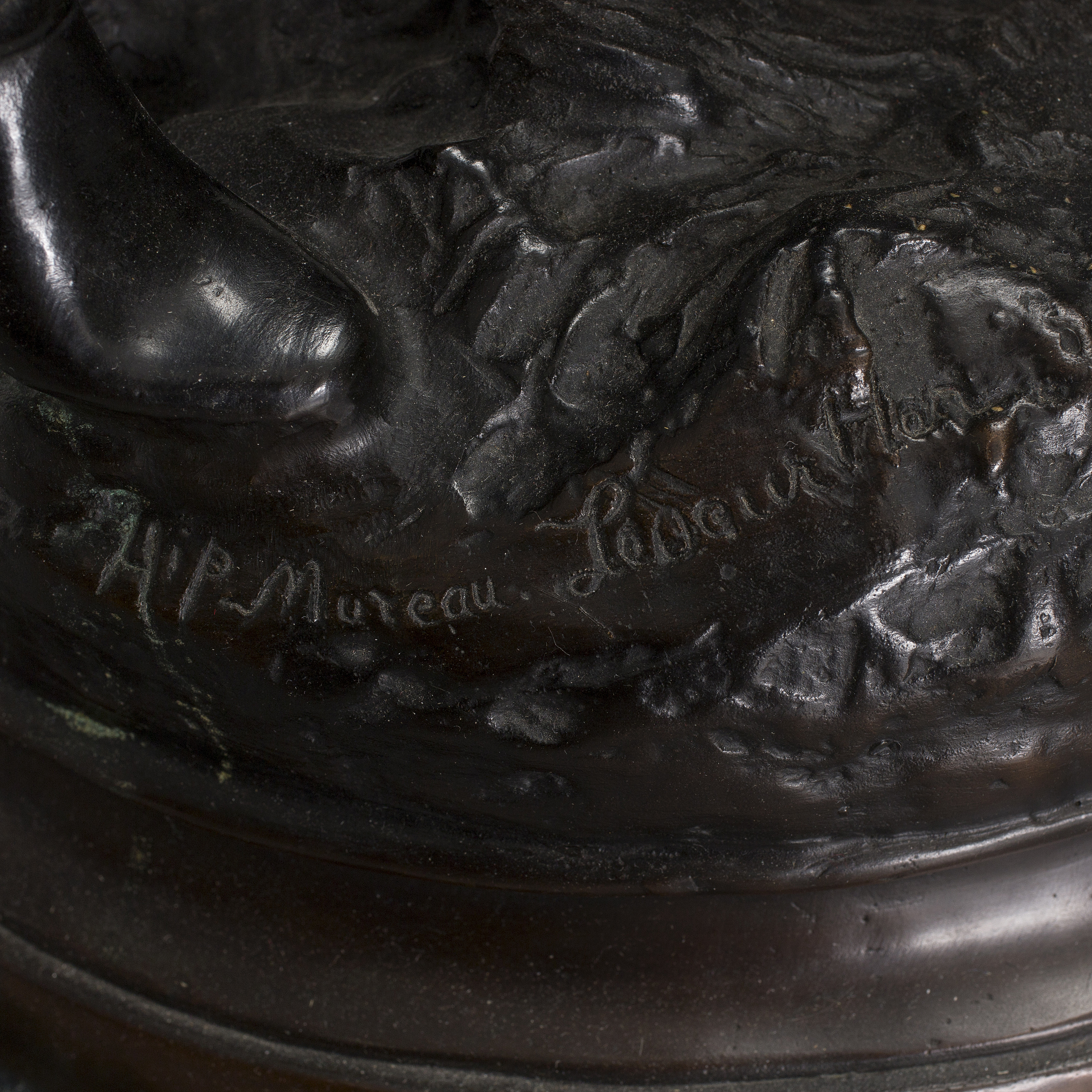HIPPOLYTE MOREAU, efter. Skulptur, brons, sign. Höjd 78 cm. - Bukowskis