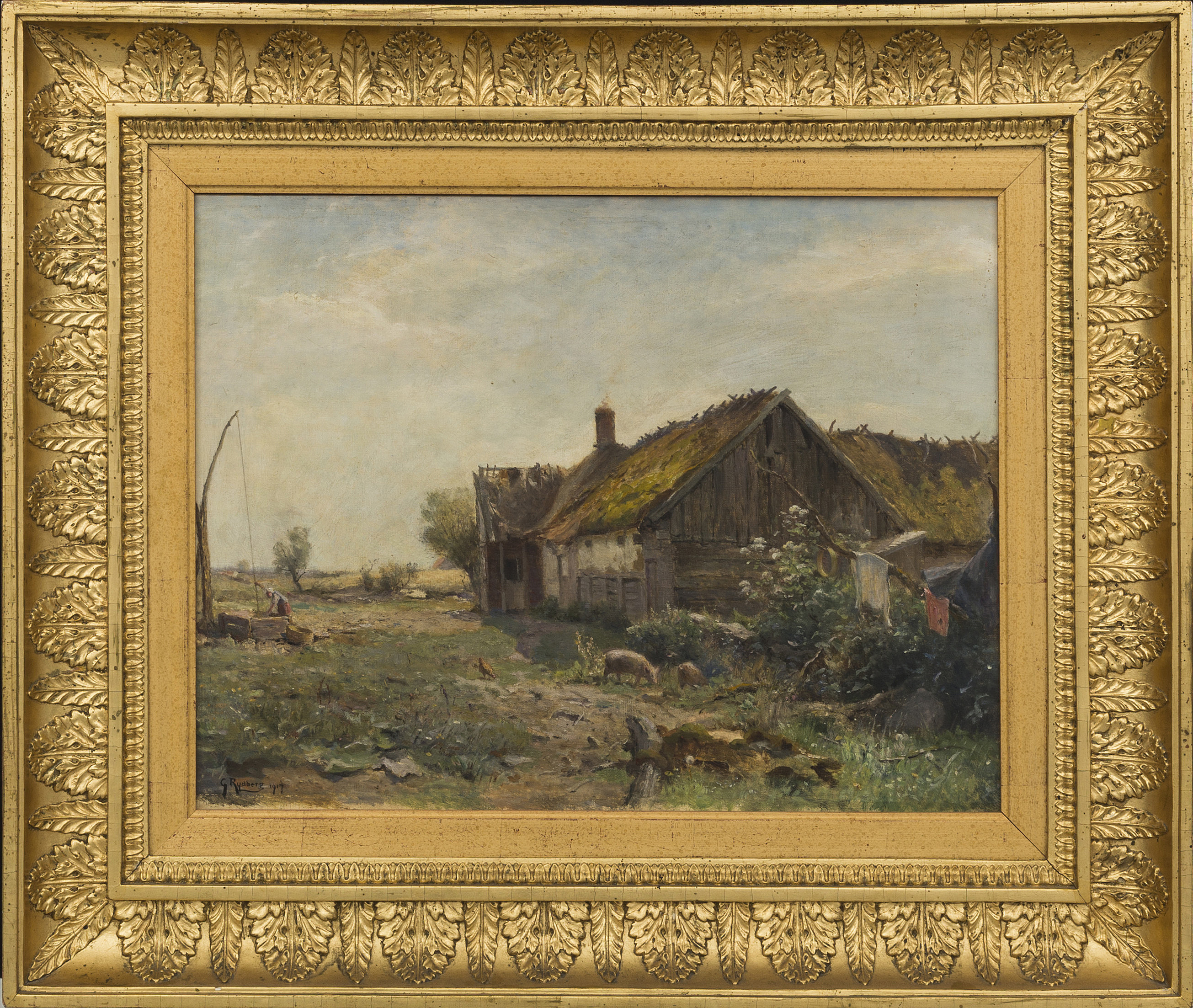 GUSTAF RYDBERG, olja signerad och daterad 1917. - Bukowskis
