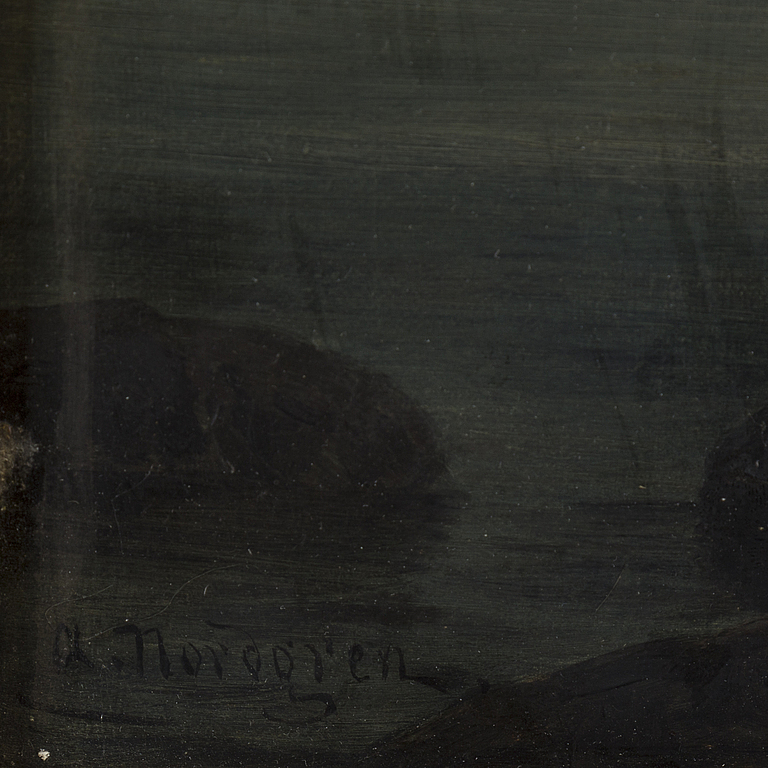 AXEL NORDGREN, oil on canvas, signed. - Bukowskis