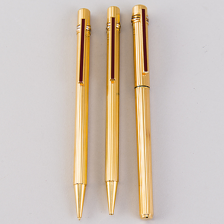 A set of three Cartier pens, must de Cartier. - Bukowskis