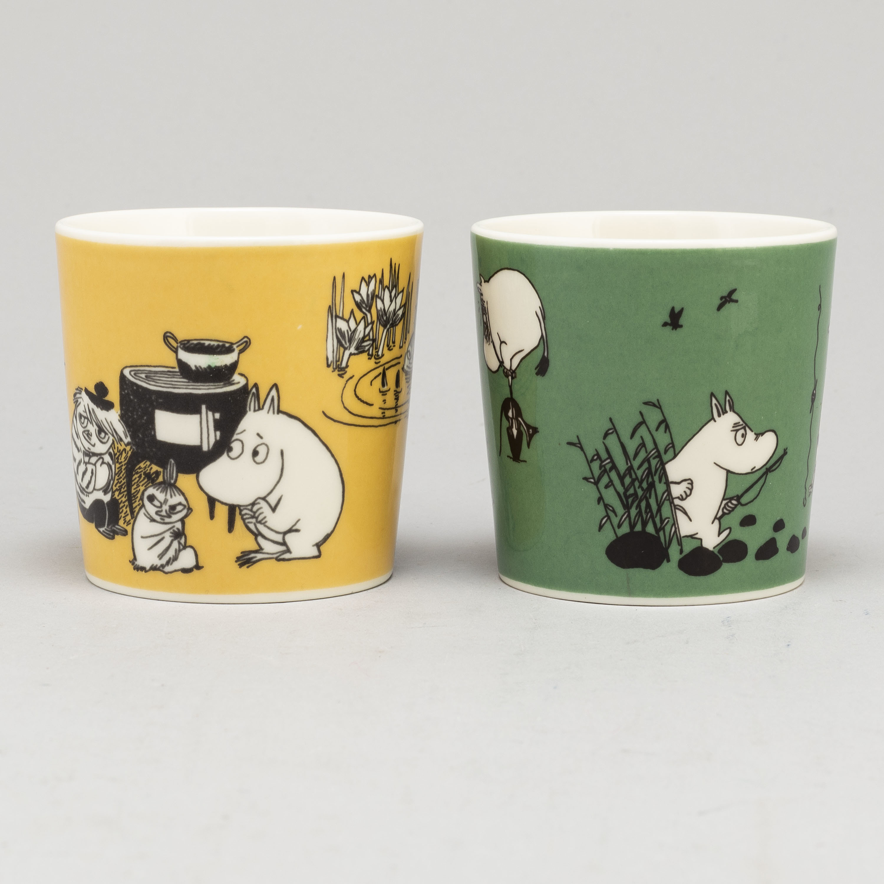 MUMINMUGGAR, 2 st, porslin, Moomin Characters, Arabia, Finland, 1991-6 ...