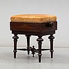 An English 19th century stool. - Bukowskis