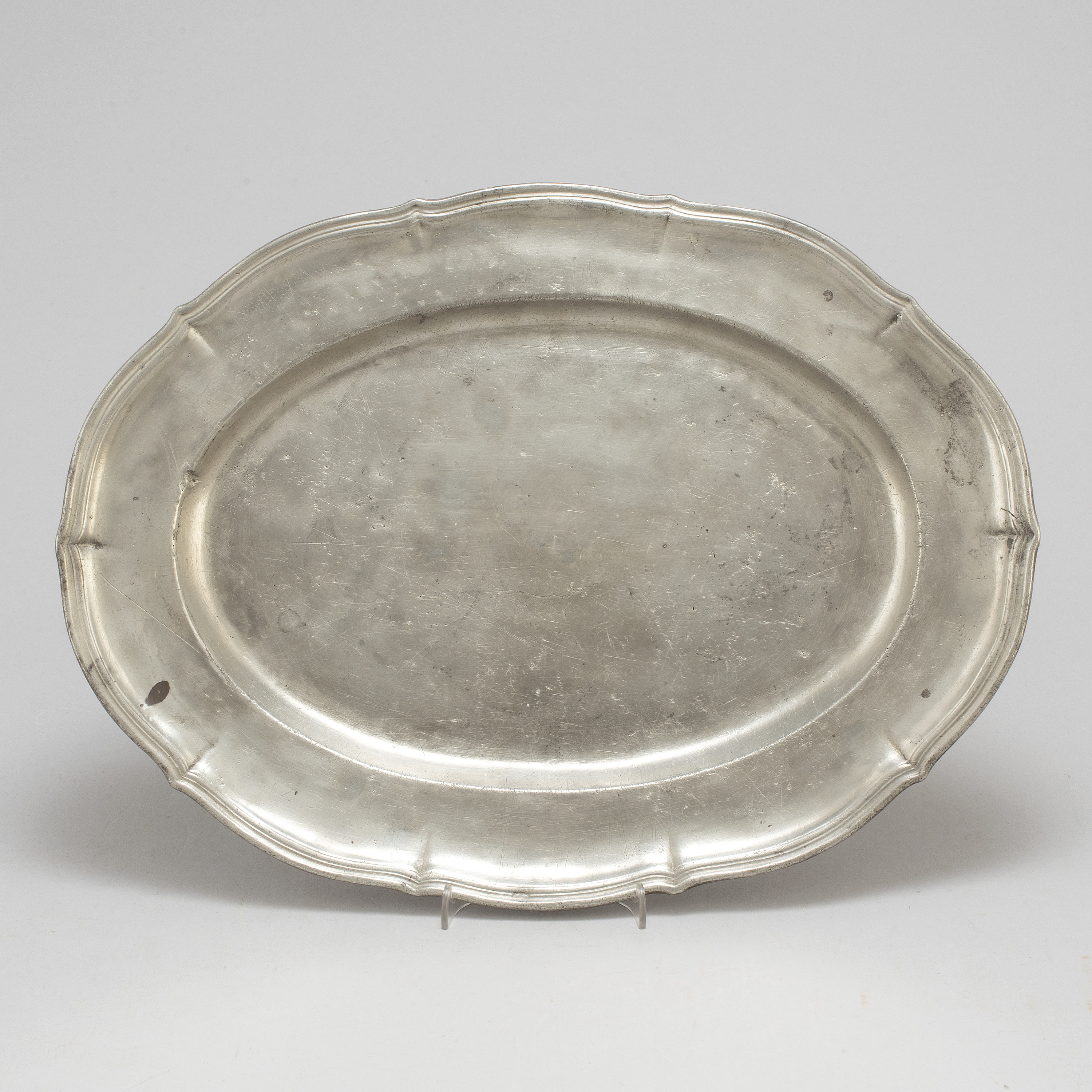 JACOB LEMON, serveringsfat, tenn, Stockholm 1799. - Bukowskis