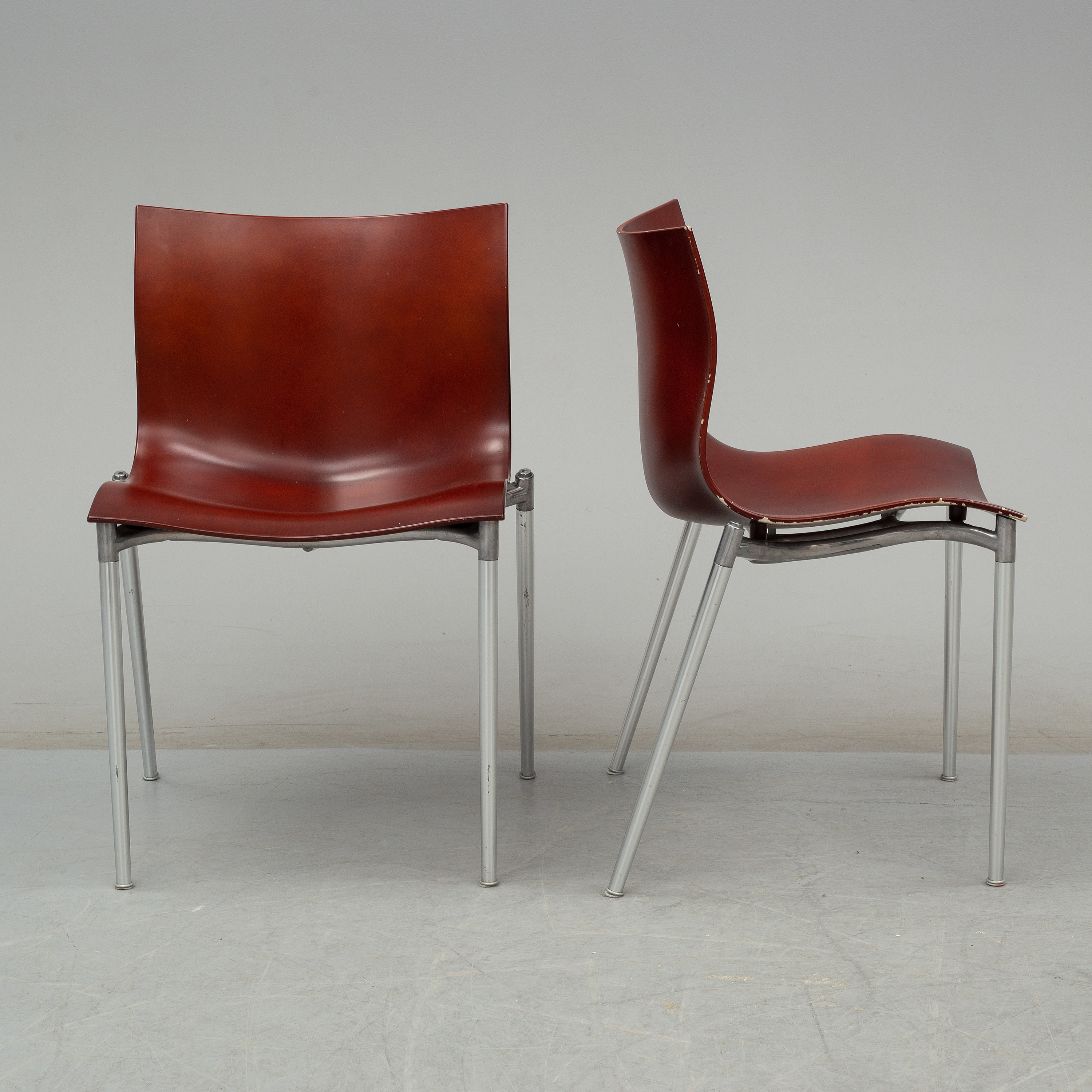 A pair of 'Cam el Eon' chairs by Philippe Starck for Ariade, Italy ...