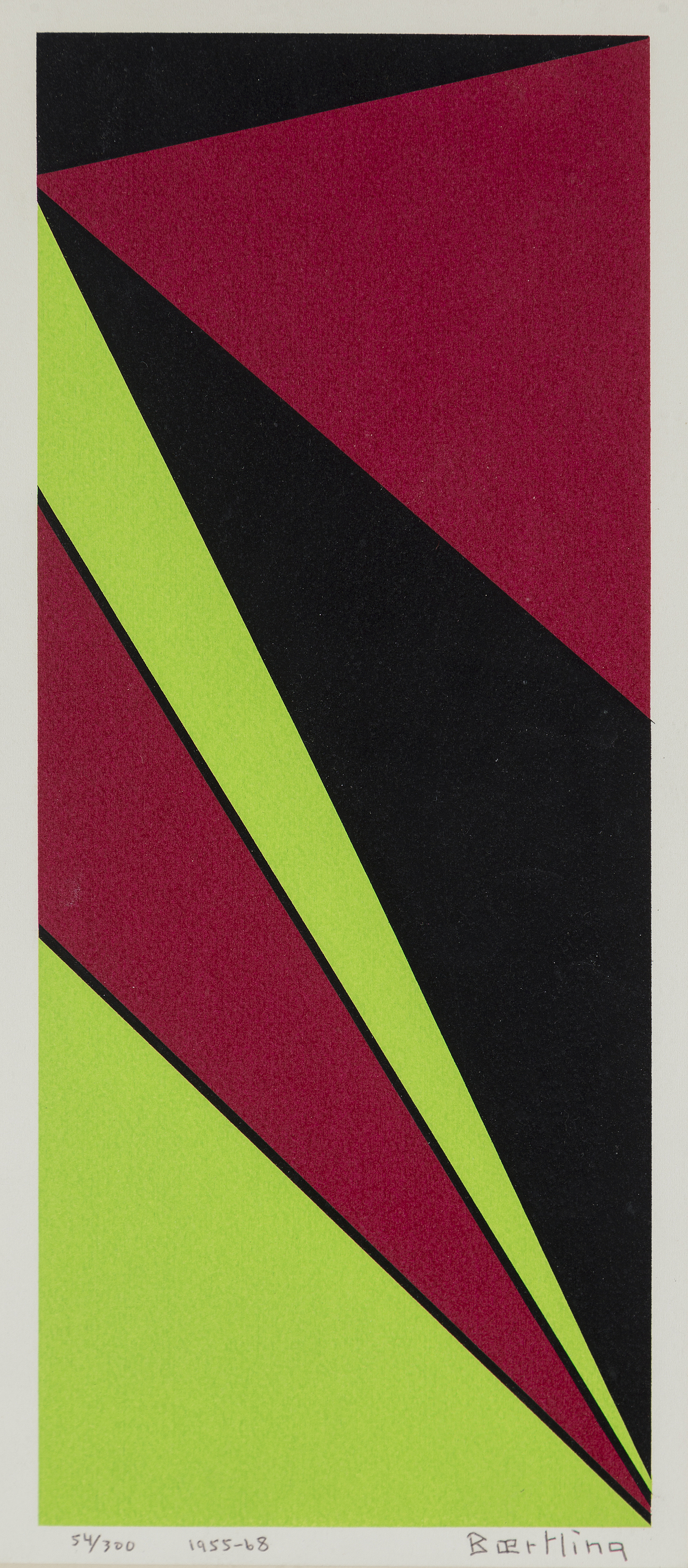OLLE BAERTLING, seriegrafi, 1955-68, signerad 54/300. - Bukowskis