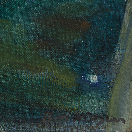 BROR HILLGREN, oil on canvas, signed. - Bukowskis